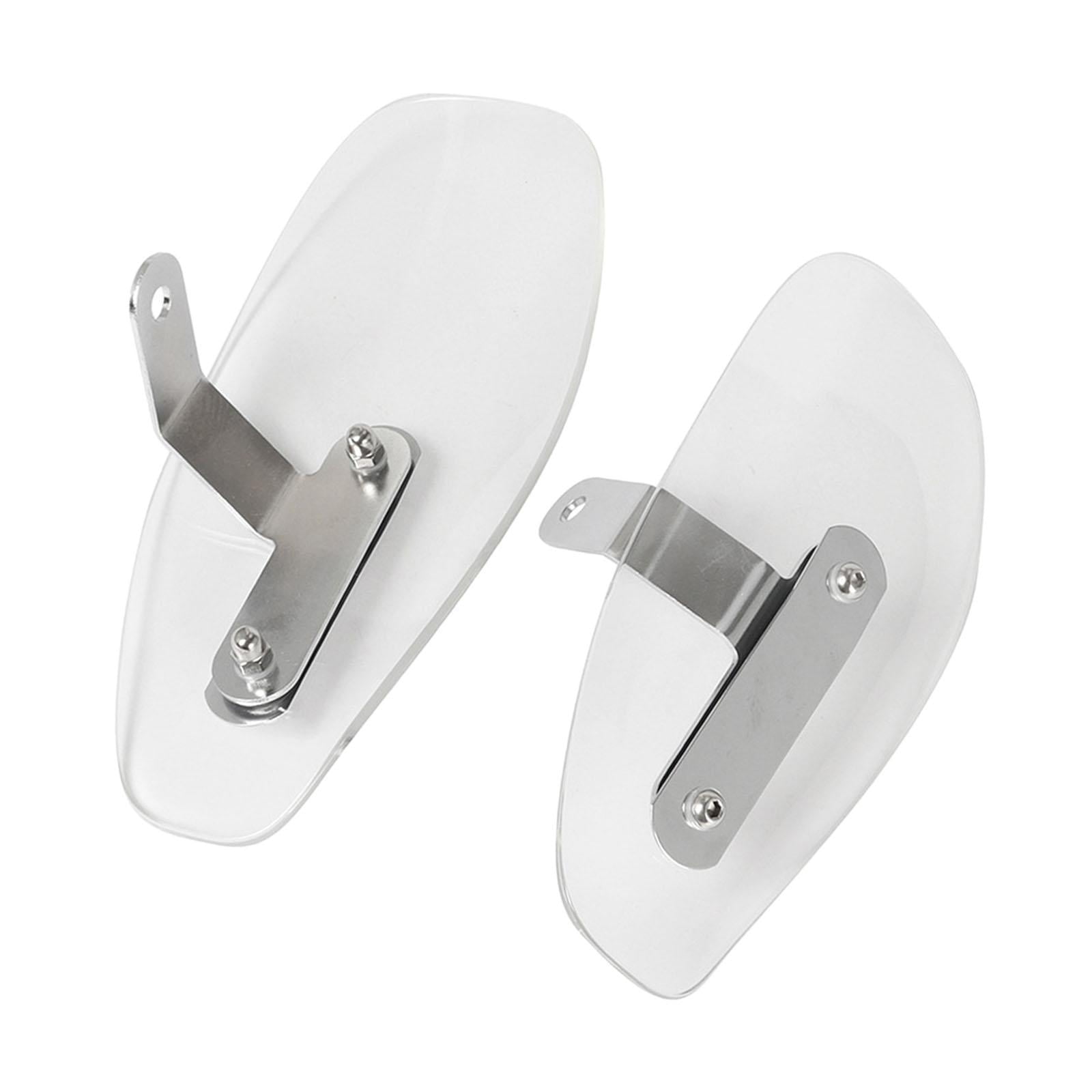 amleso 2x Motorcycle Wind Deflector Replacing Premium Spare Parts Hand ...
