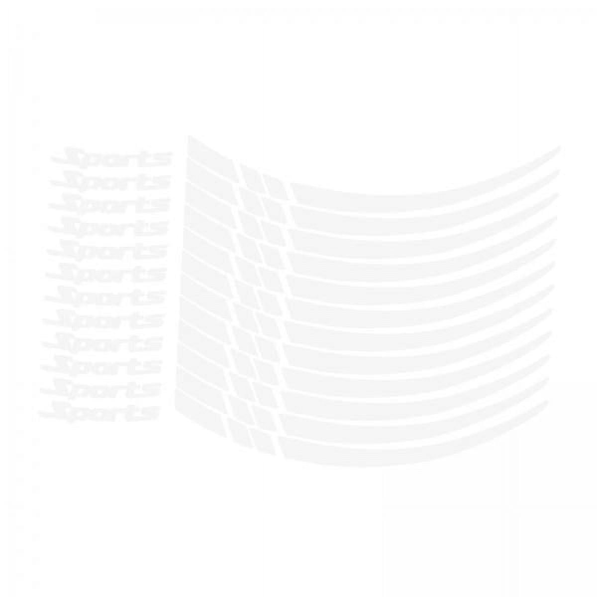 amleso 5x Car Wheel Hub Stickers Wheel Rim Sticker Waterproof ...