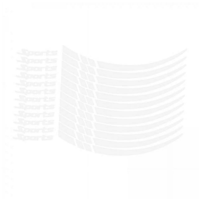 amleso 5x Car Wheel Hub Stickers Wheel Rim Sticker Waterproof ...