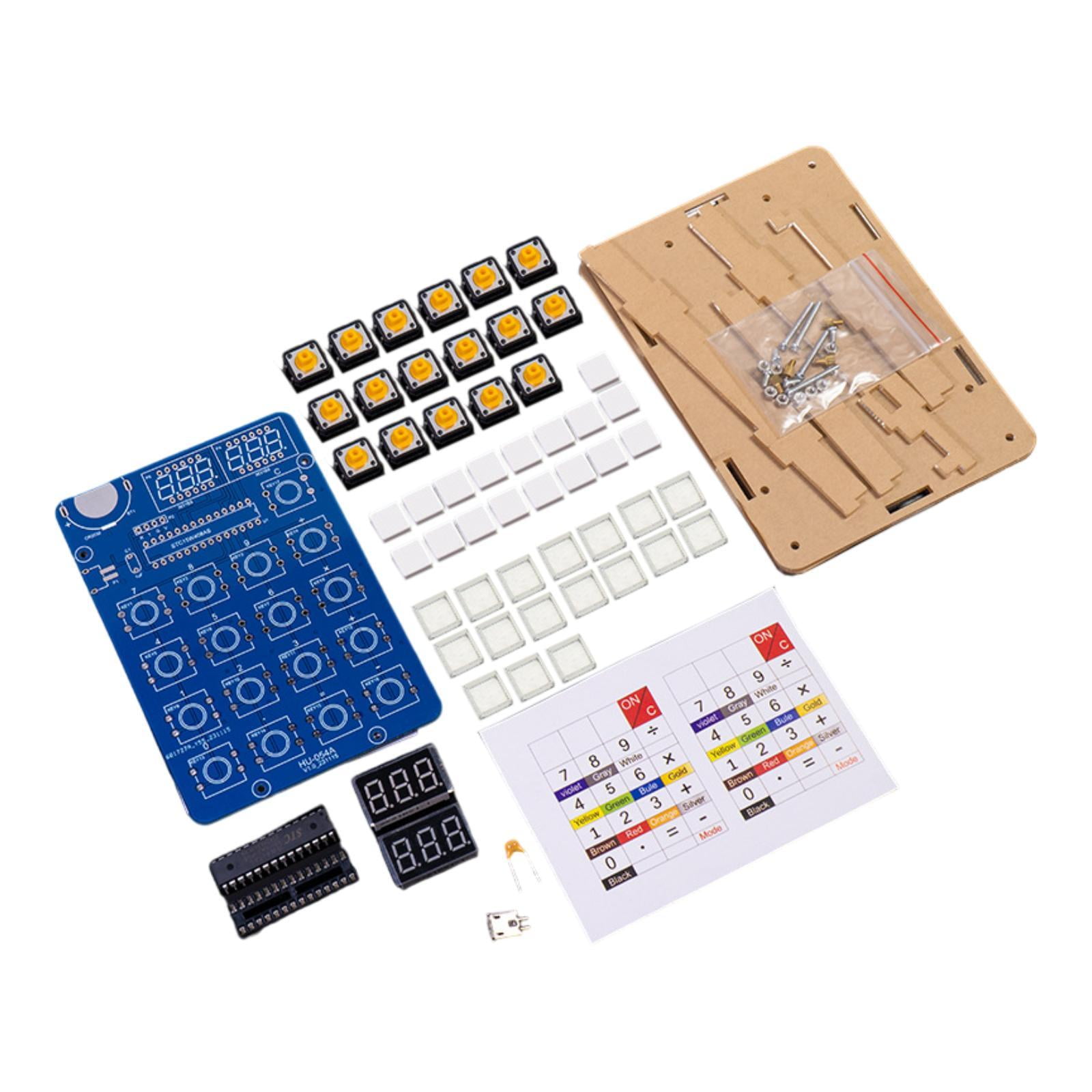 amleso 6 digits DIY Calculator Kit Desk Calculator Solder Practice ...