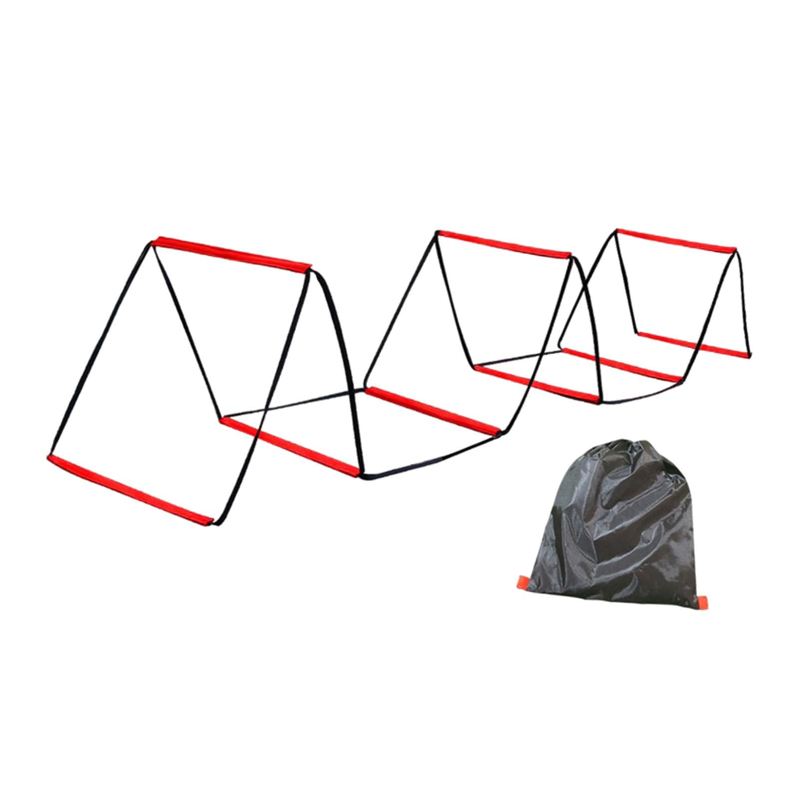 amleso Agility Ladder Football Footwork Ladder Workout Flexible Fold ...