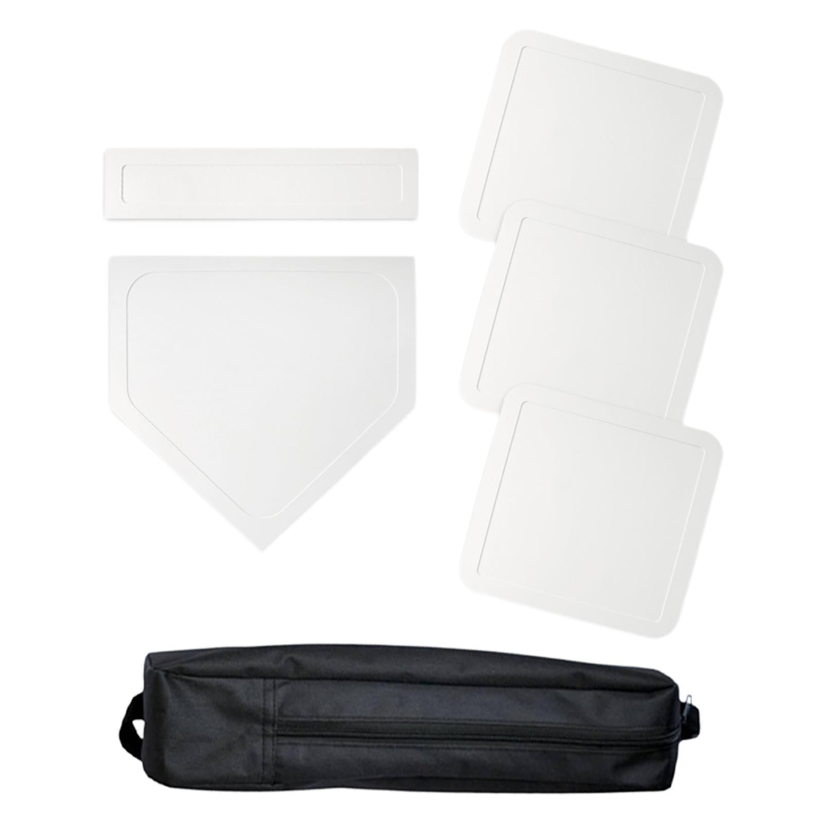 amleso Baseball Softball Base Kickball Base Throw Down Rubber Base Set ...