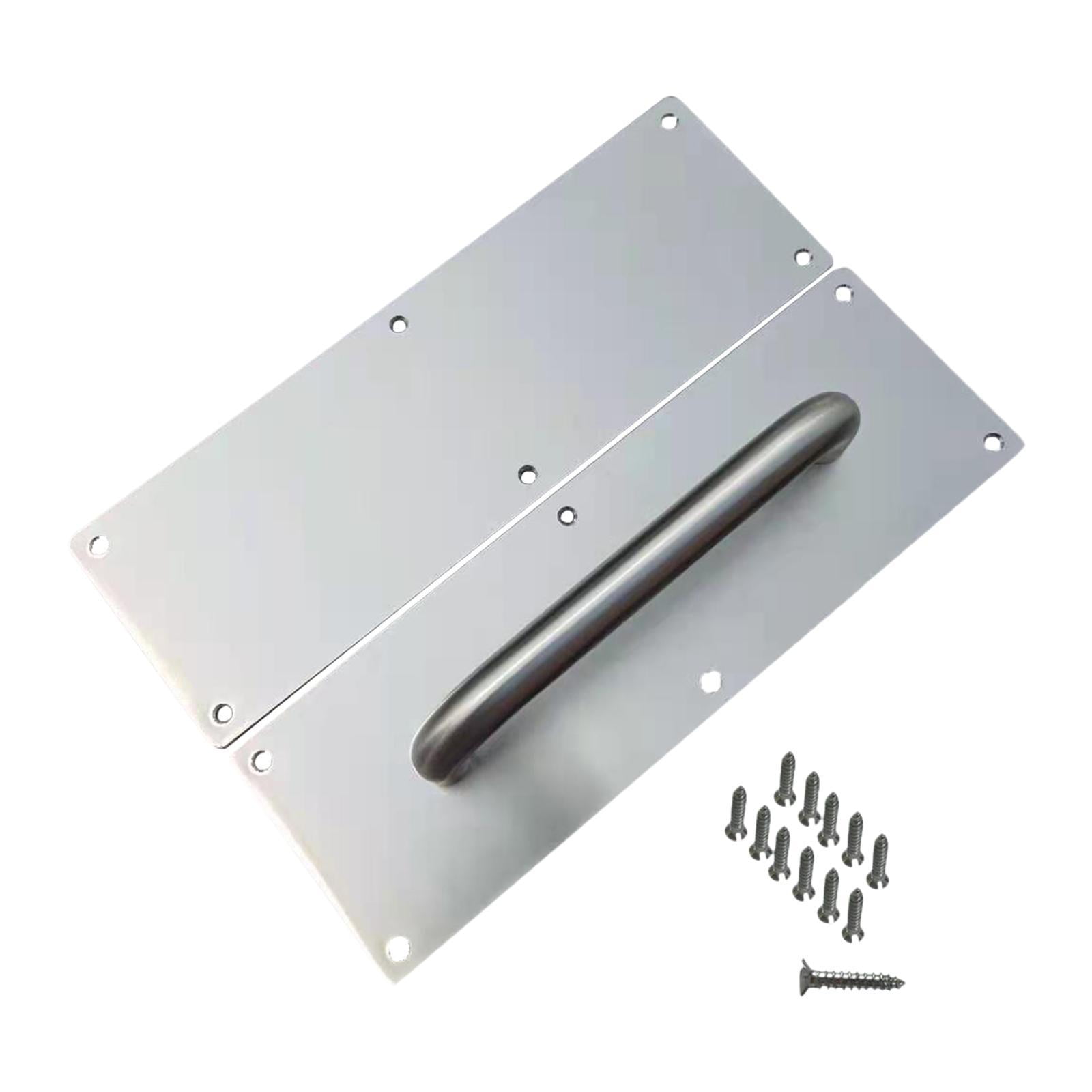 amleso Door Handle Pull Push Door Plates Easy Installation with ...