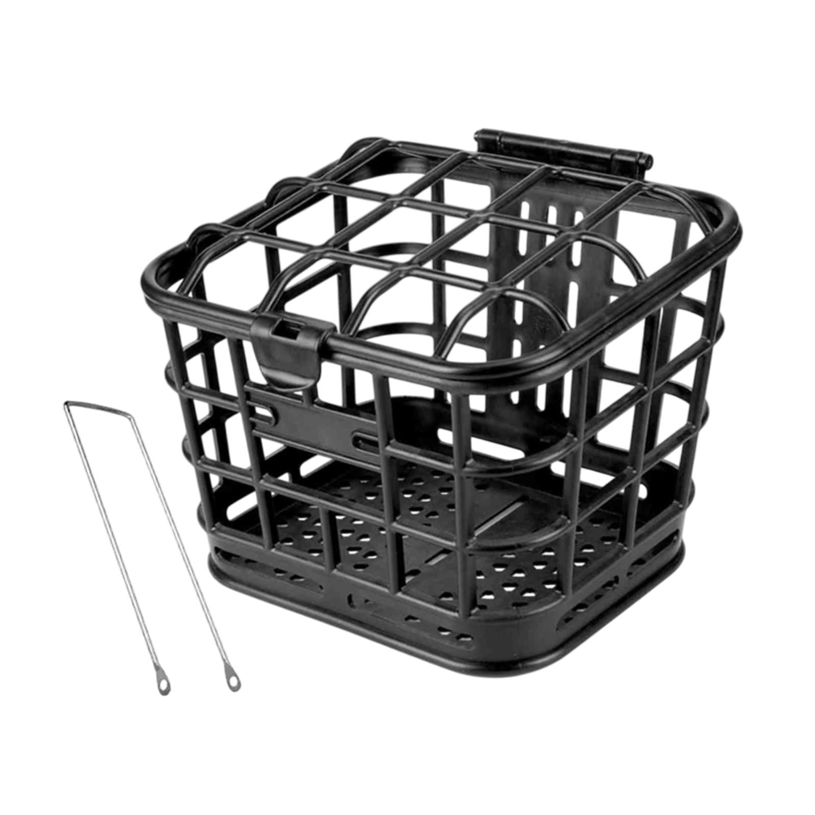 amleso Electric Bike Front Basket Convenient with Cover Stylish Cycling ...