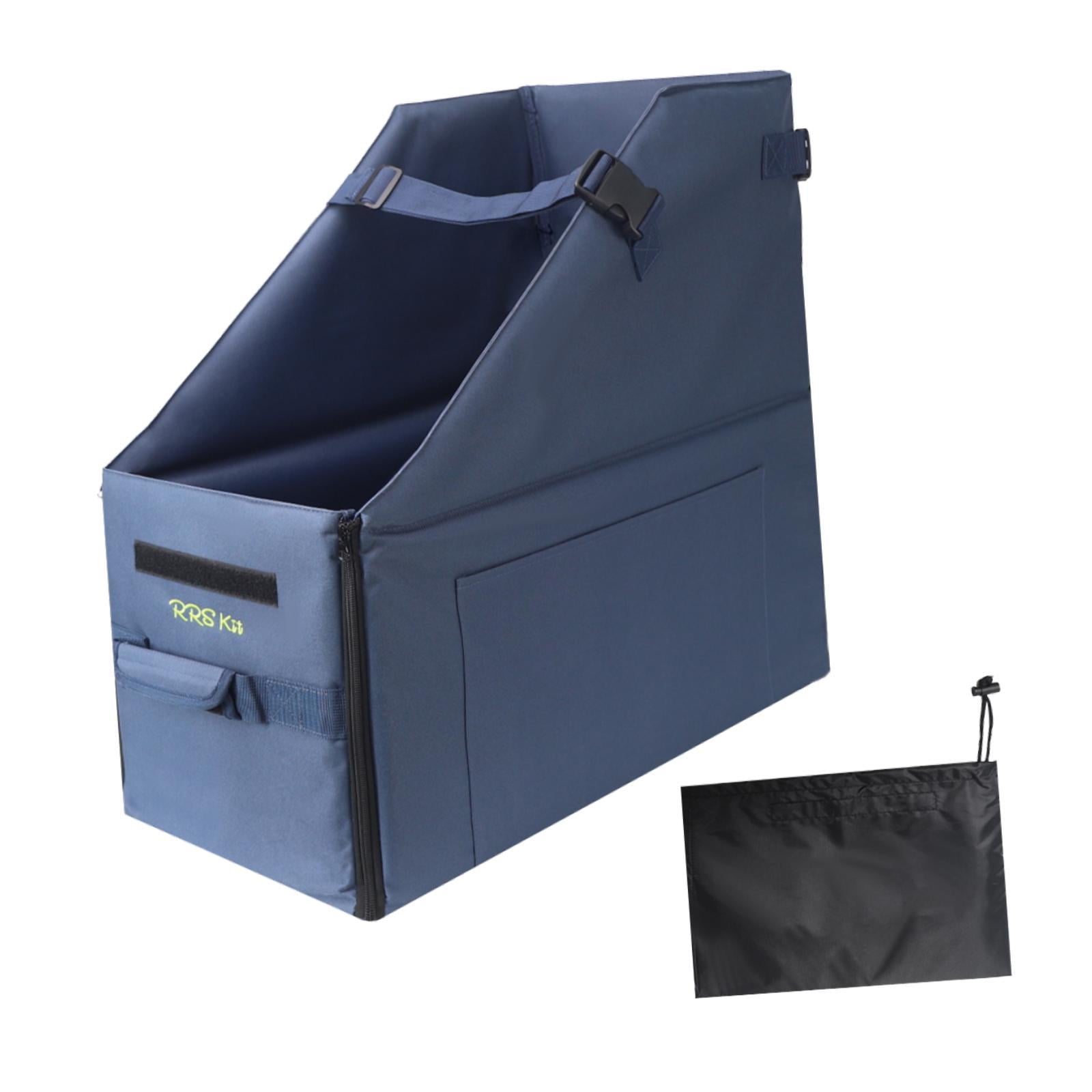 amleso Folding Bike Storage Box for 14-16inch Bicycles Organizer Dark ...