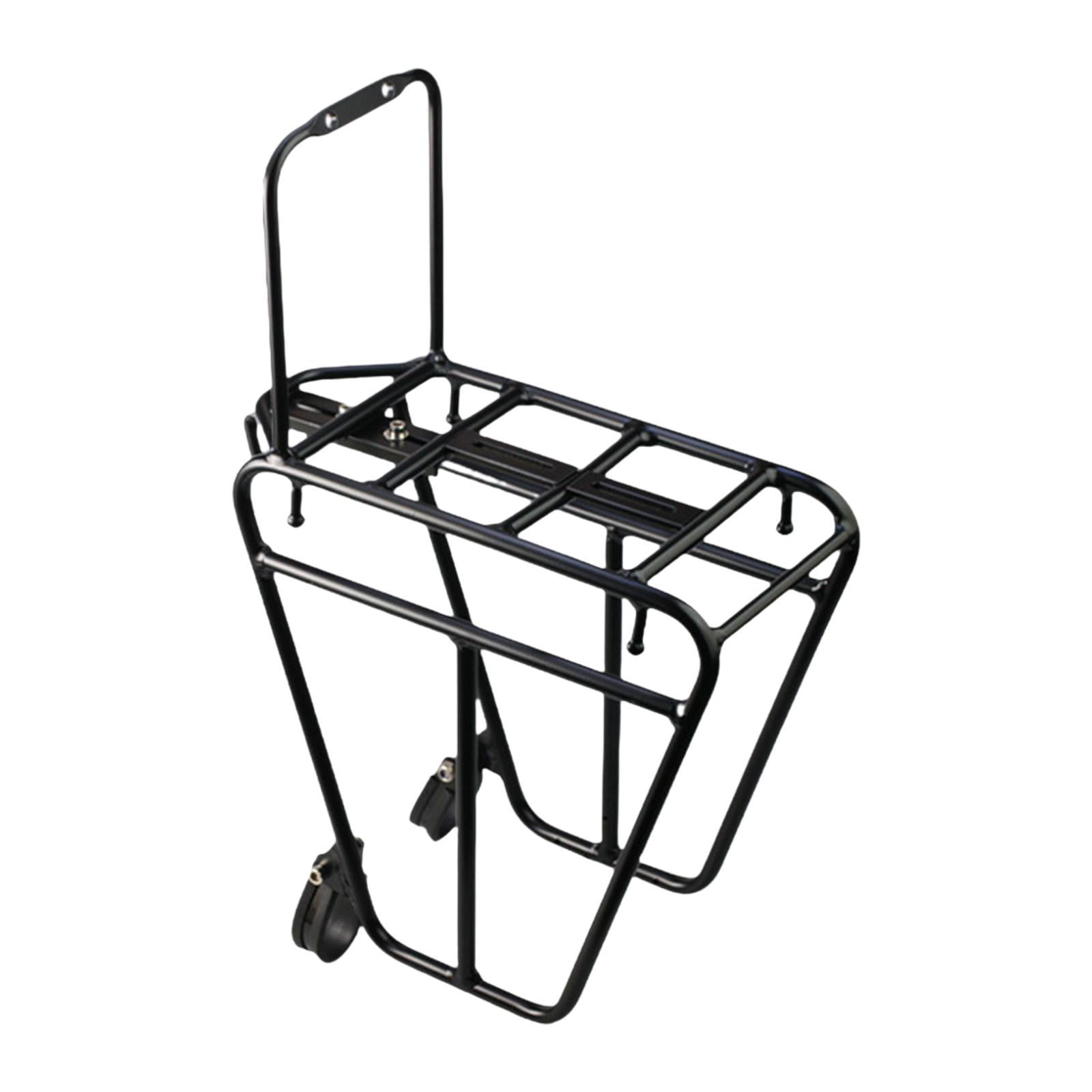 amleso Front Rack, Bike Luggage Touring Carrier Rack 25KG Capacity ...