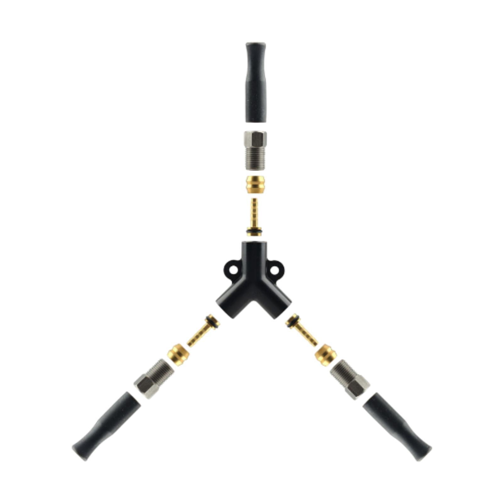 amleso Hydraulic Oil Splitter Connector Hydraulic Brakes Oil Pipe ...