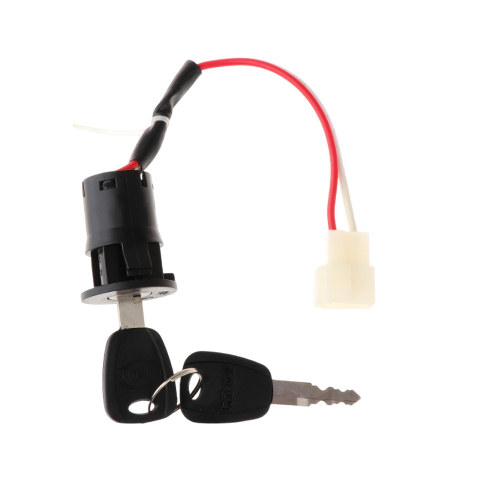 amleso Ignition Switch Lock Multipurpose Cylinder Lock for Moped ...