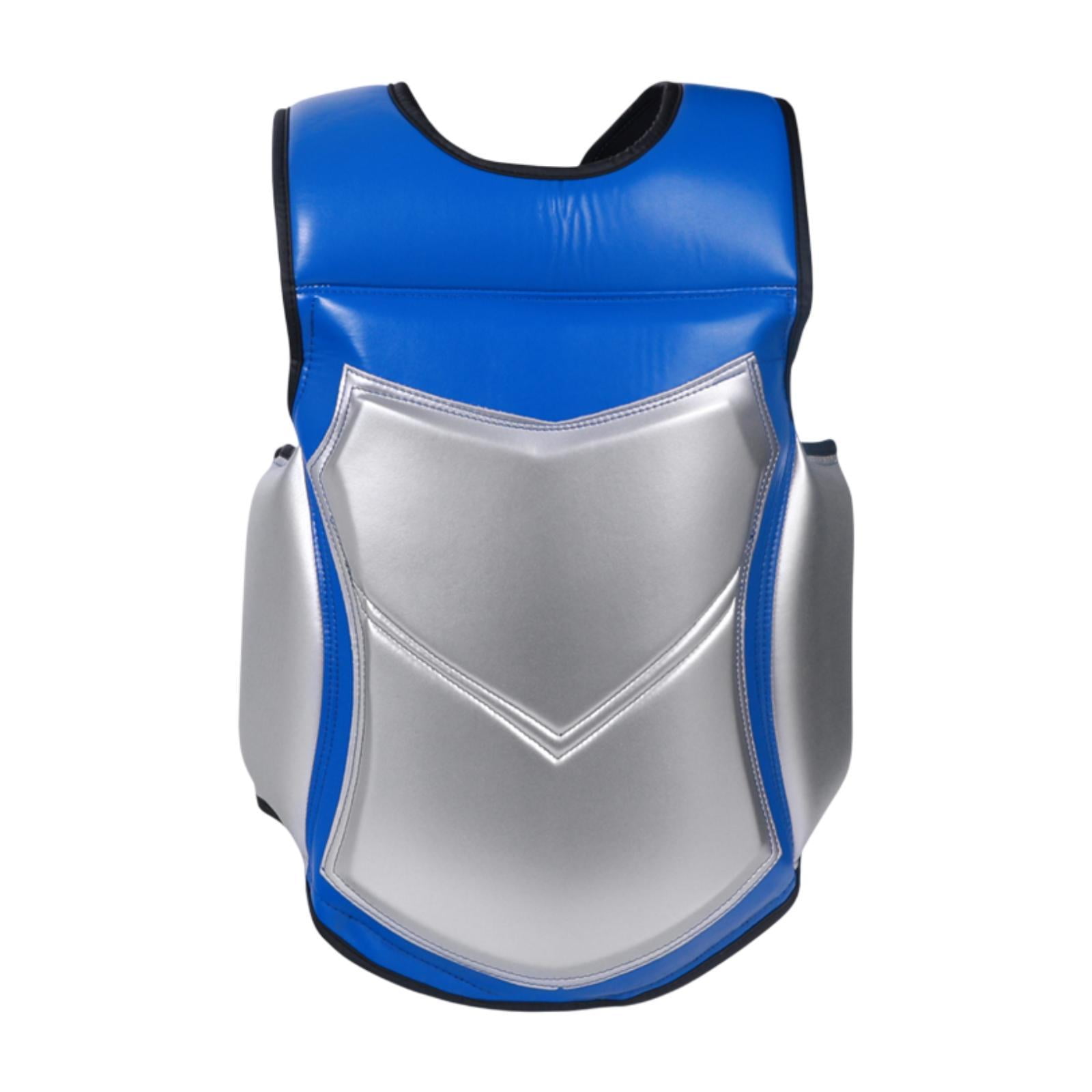 amleso Karate Chest Protector Rib Armour PU Gift Kickboxing Training ...