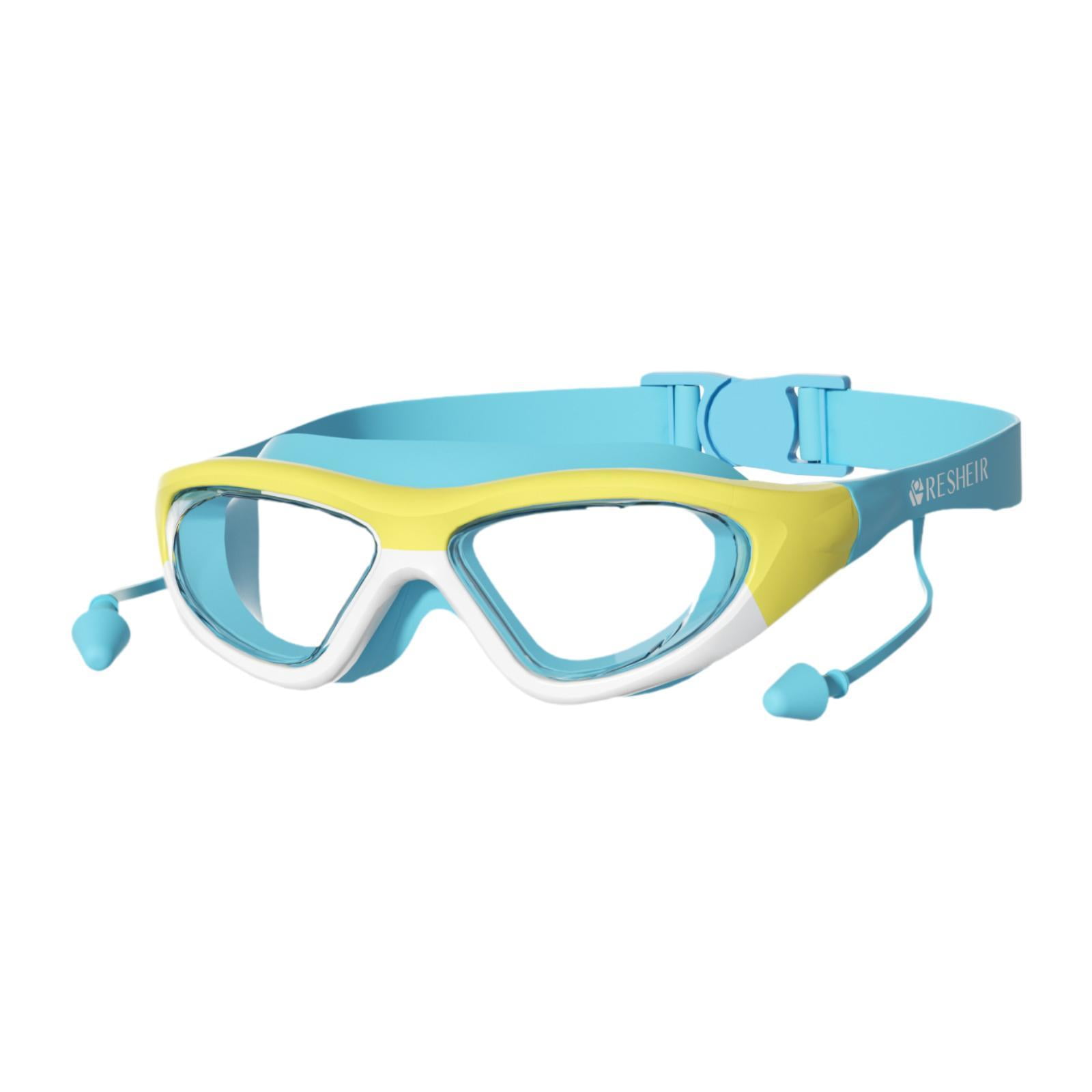 amleso Kids Swim Goggles Eyewear Portable Professional Soft Swimming ...