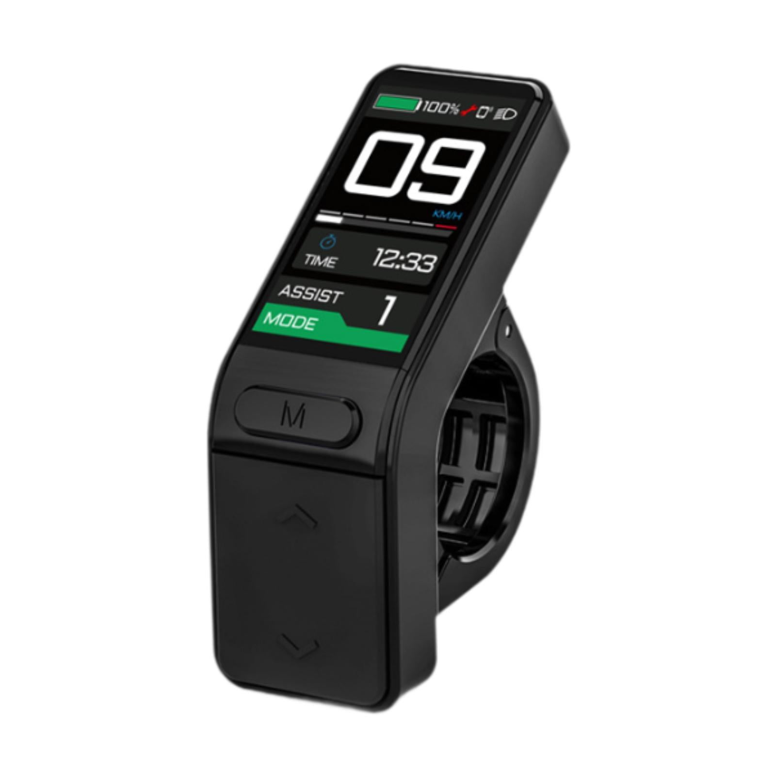 amleso Mini Display Bike Computer 22.2mm Handlebar SW102 24V-48V ...