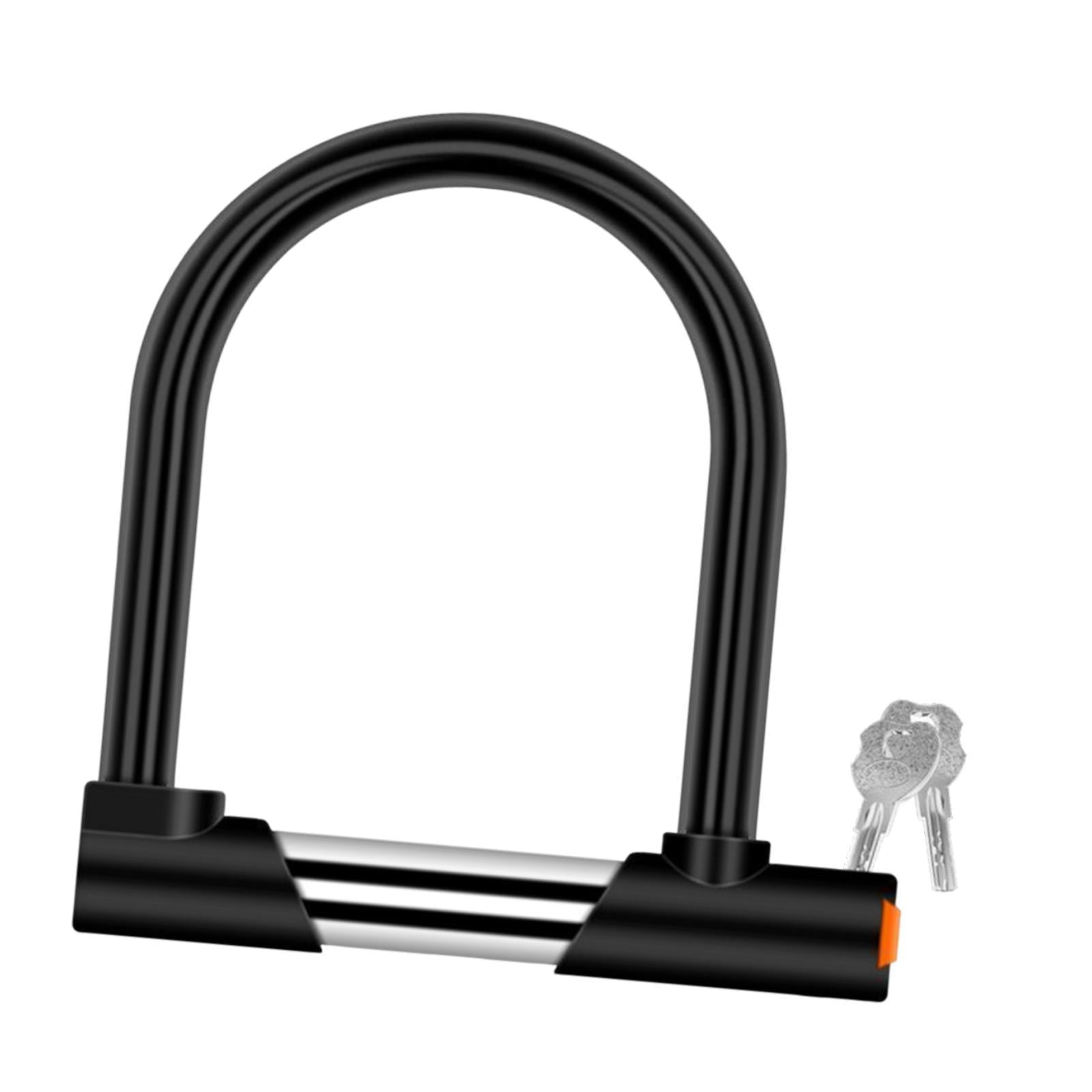 amleso Motorcycle Lock U Shape Bike U Lock Portable Sturdy Cycling ...