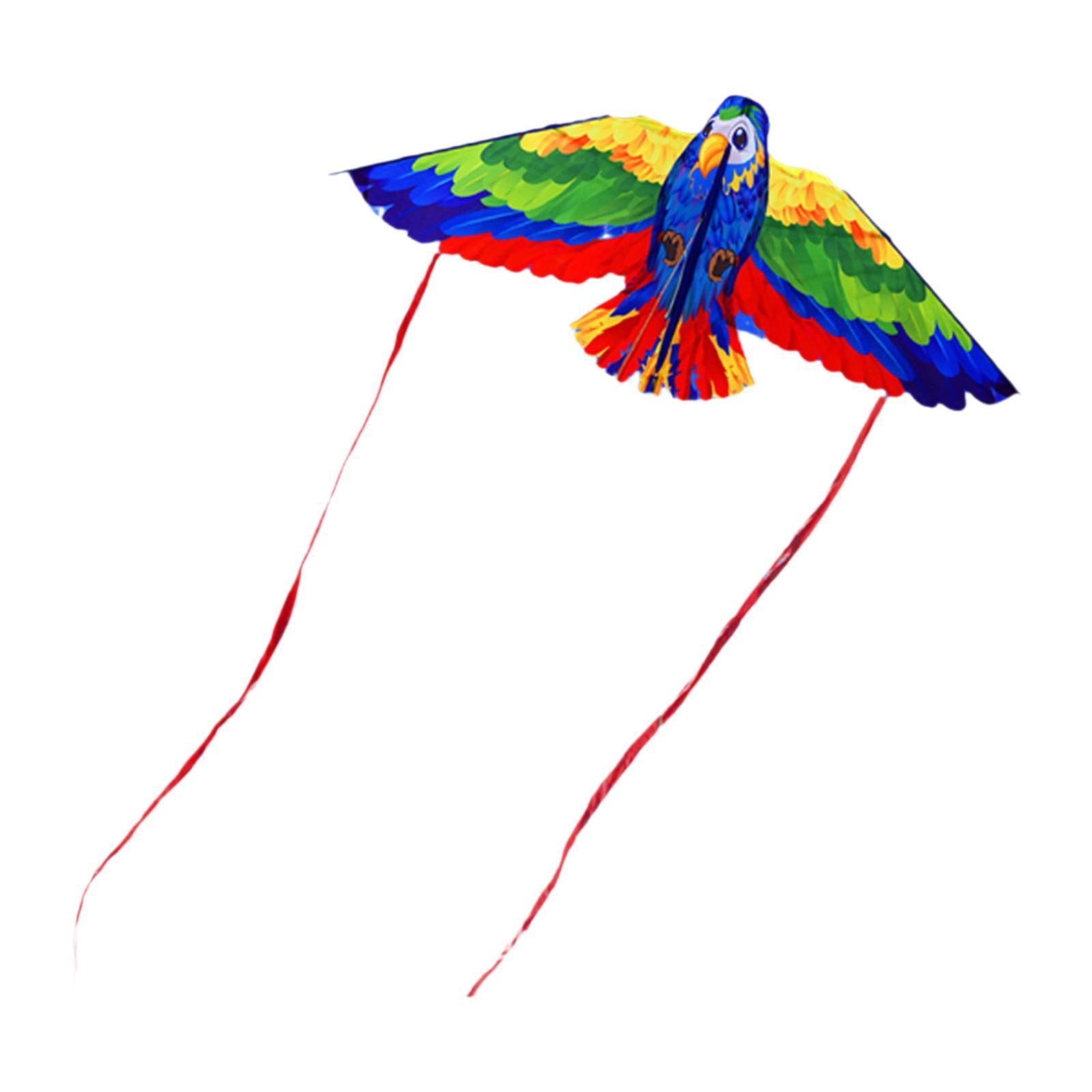 amleso Parrot Kite with 50M String for Garden Beach Family Outdoor ...
