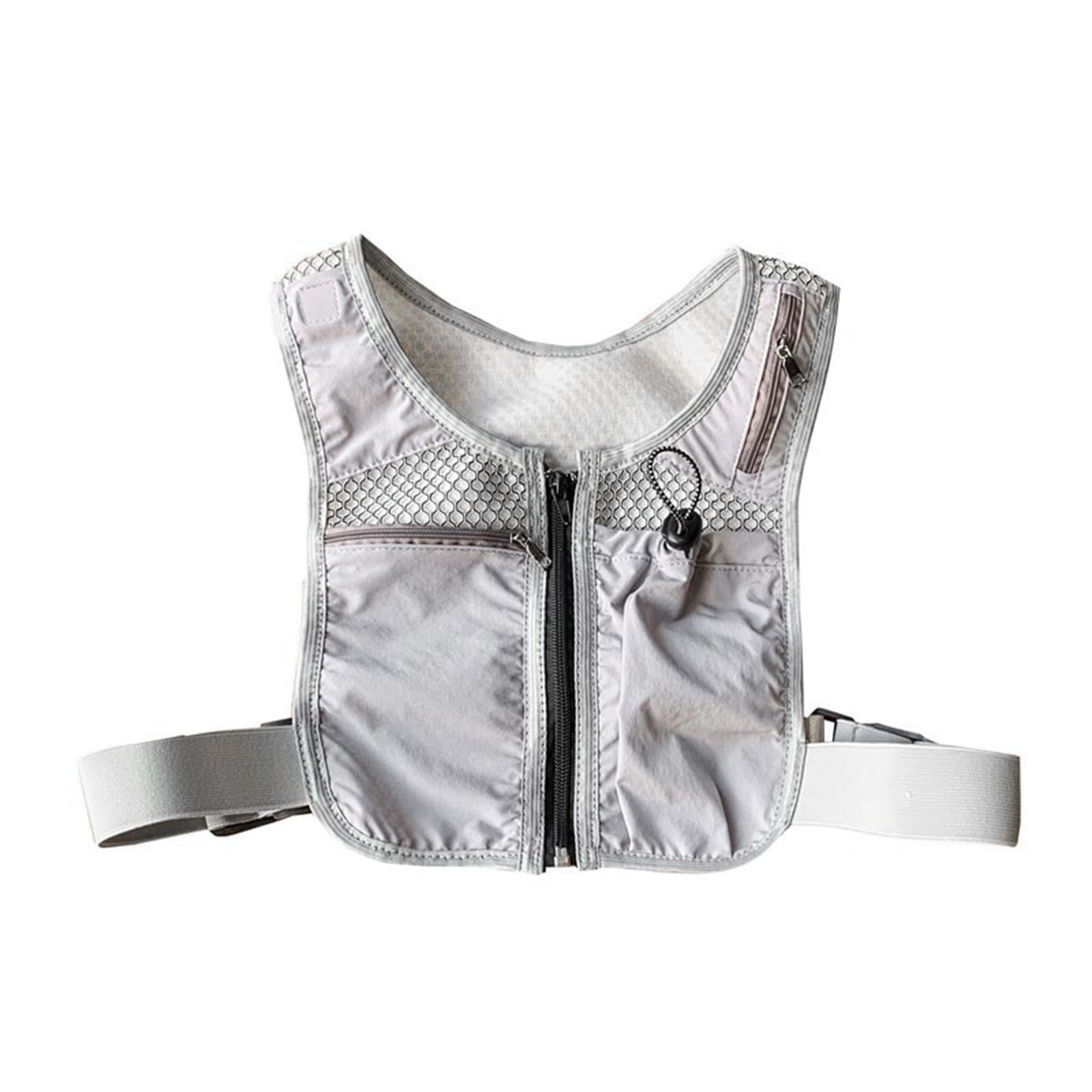 amleso Running Vest Bag Chest Pack Wearable Waistcoat for Hiking ...