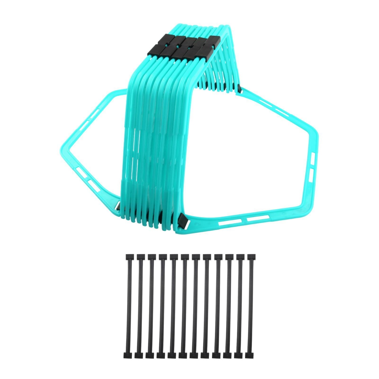 amleso Soccer Agility Ladder Exercise Ladders Jumping Hurdles Flexible ...