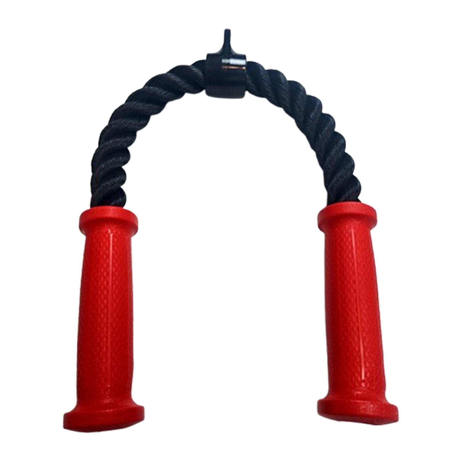amleso Triceps Rope Cable Attachment with Anti Slip Handle Pull Down ...