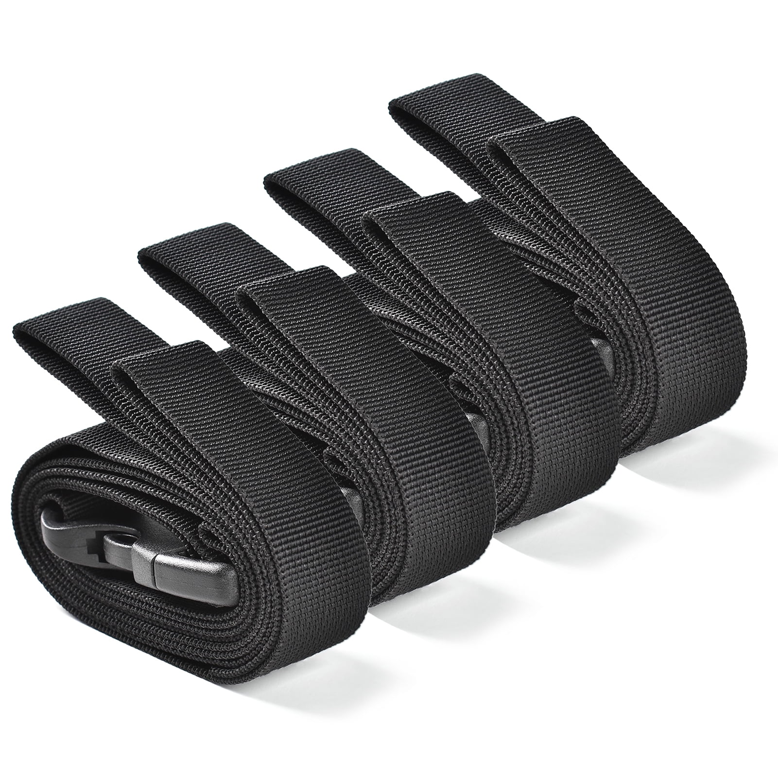 ammoon Black & Khaki Utility Straps, 4 Pack, Ideal for Camping Gear ...