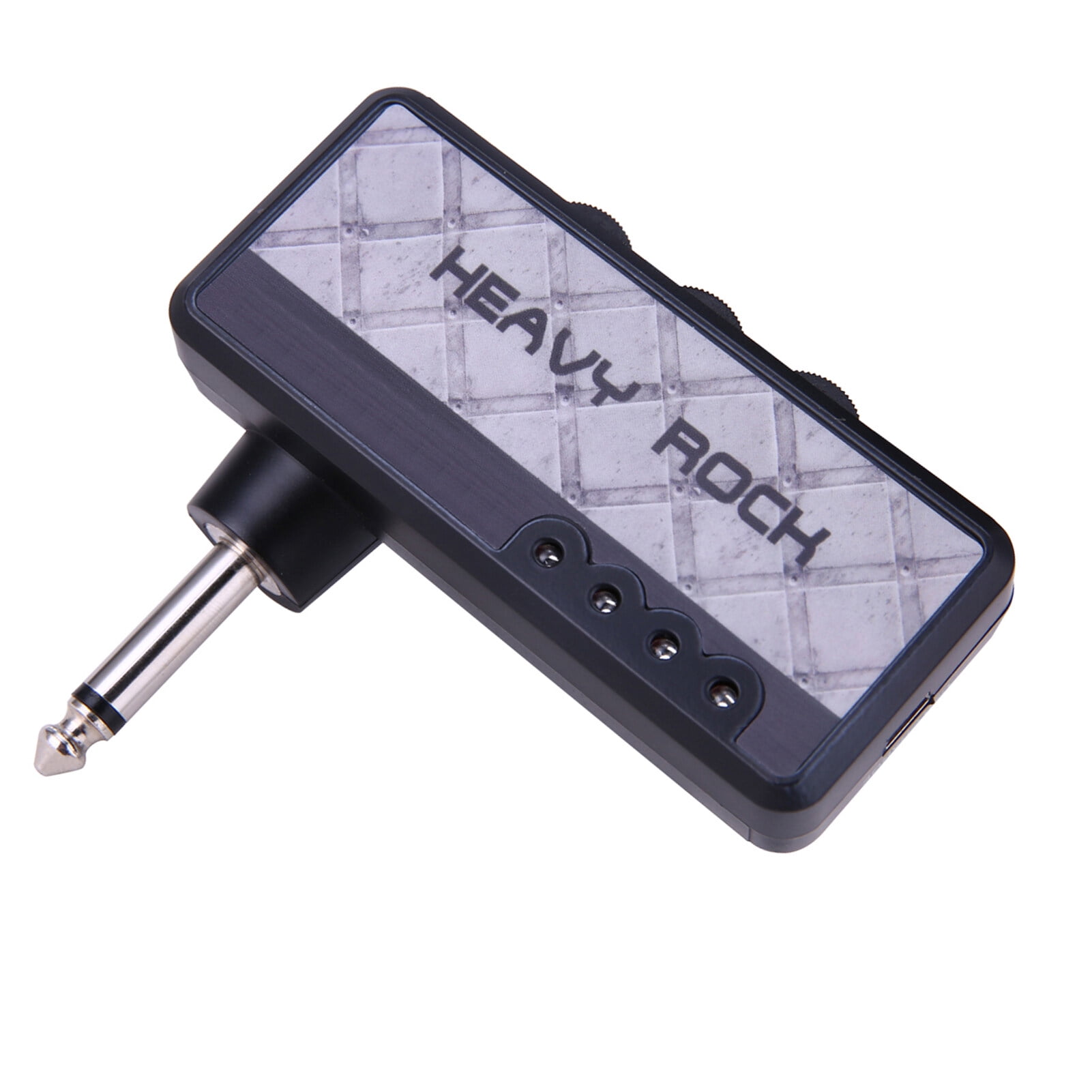 ammoon Electric Guitar Headphone Amplifier Amp 1/4 Inch Plug 3.5mm ...
