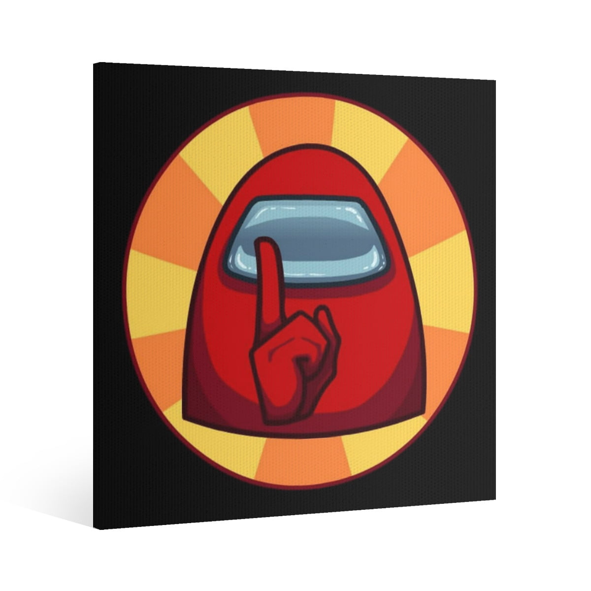 among us Canvas Wall Art Cartoon Wall Decor | HD Printed & Wooden ...