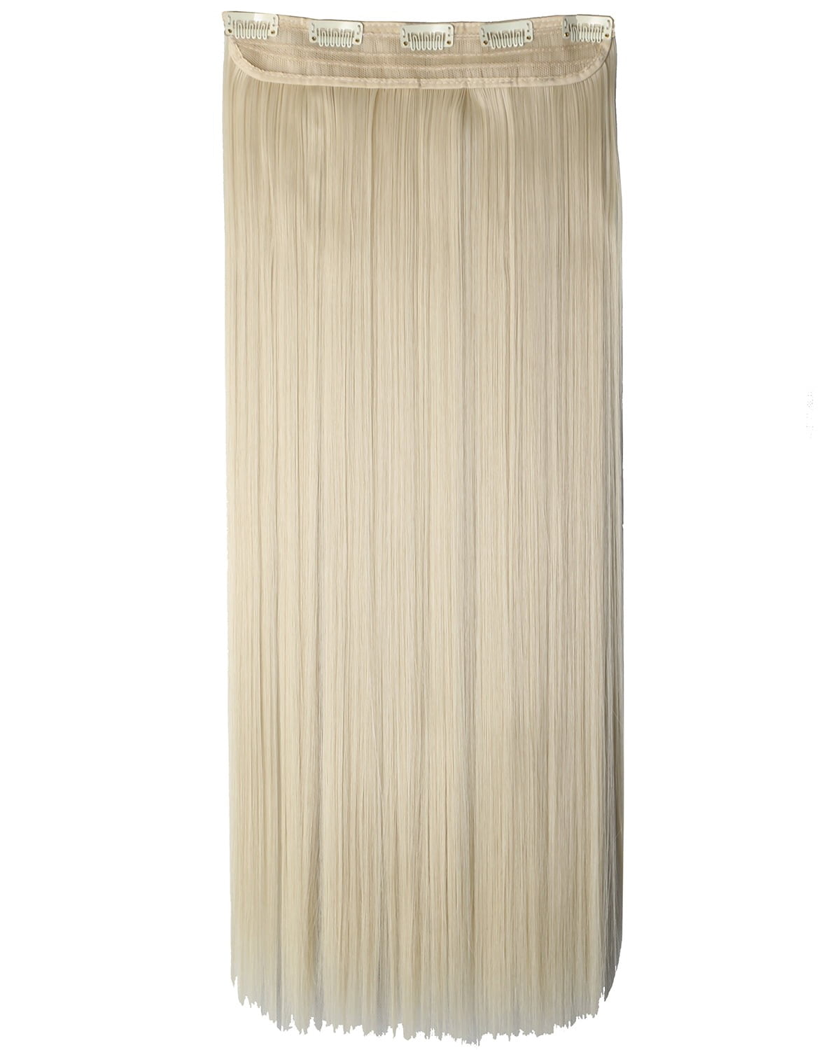 amousa Trendy 30 Long Straight Full Head Clip Synthetic Hair Extensions ...