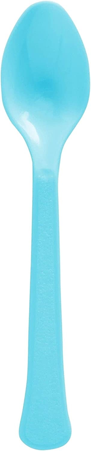 Bright Blue Plastic Spoons - Walmart.com