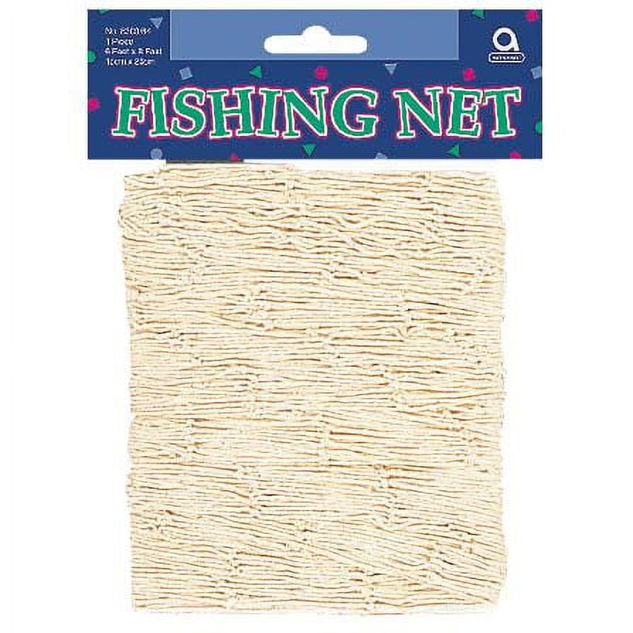 Amscan Hawaiian Summer Beach Party Natural Fish Net Decoration (1 Piece ...