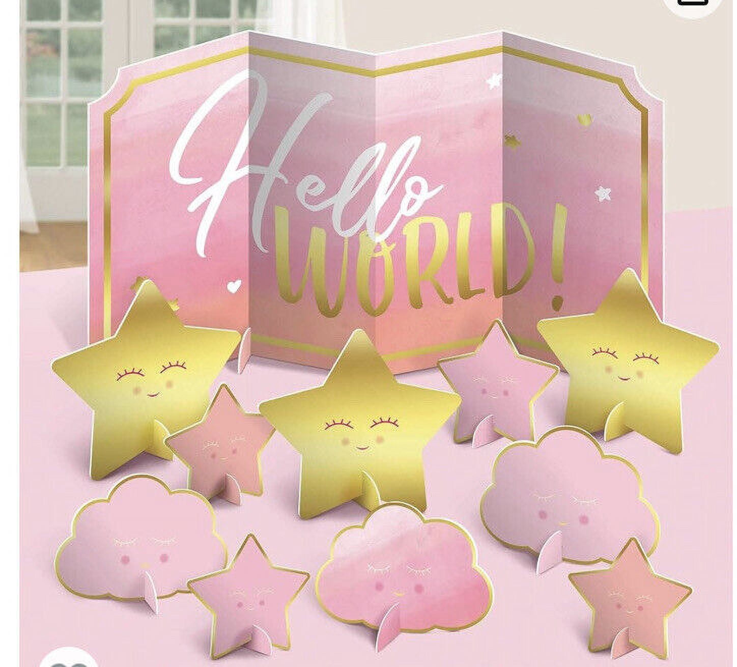 Hello World Girl Table Centerpiece Decoration Kit - Walmart.com