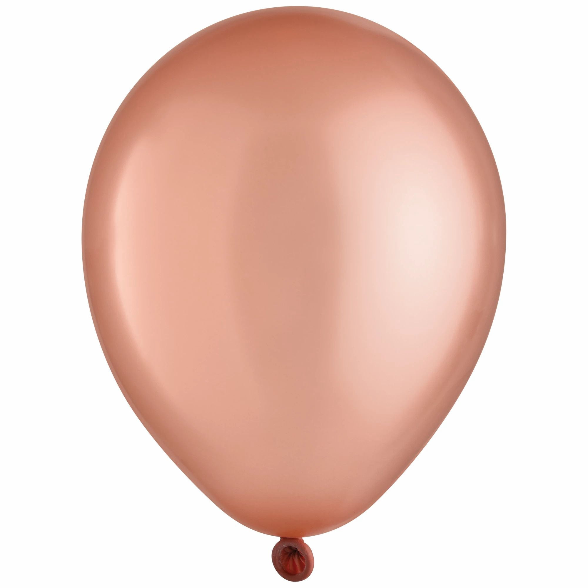 amscan Pearlized Solid Color Bulk Helium Quality Rose Gold 12" Round ...