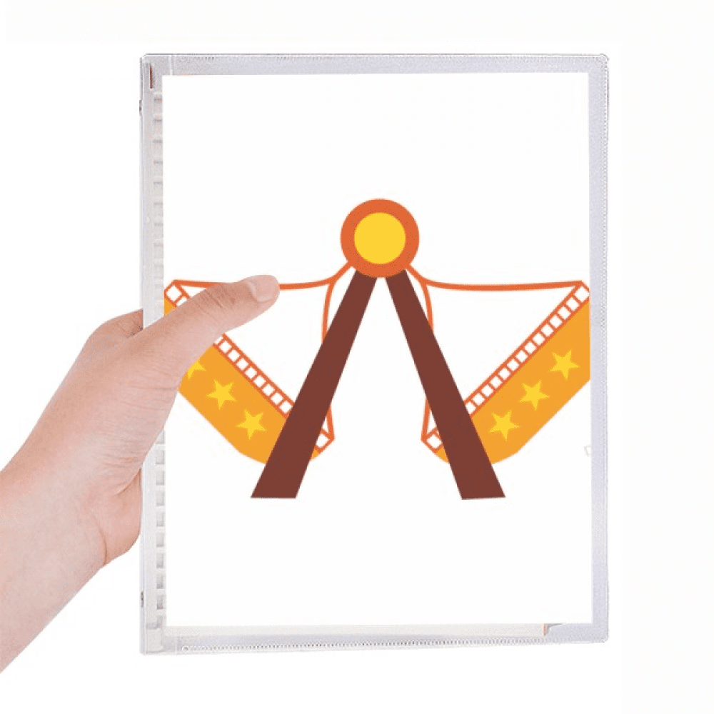 amusement park color facilities illustration notebook loose diary ...