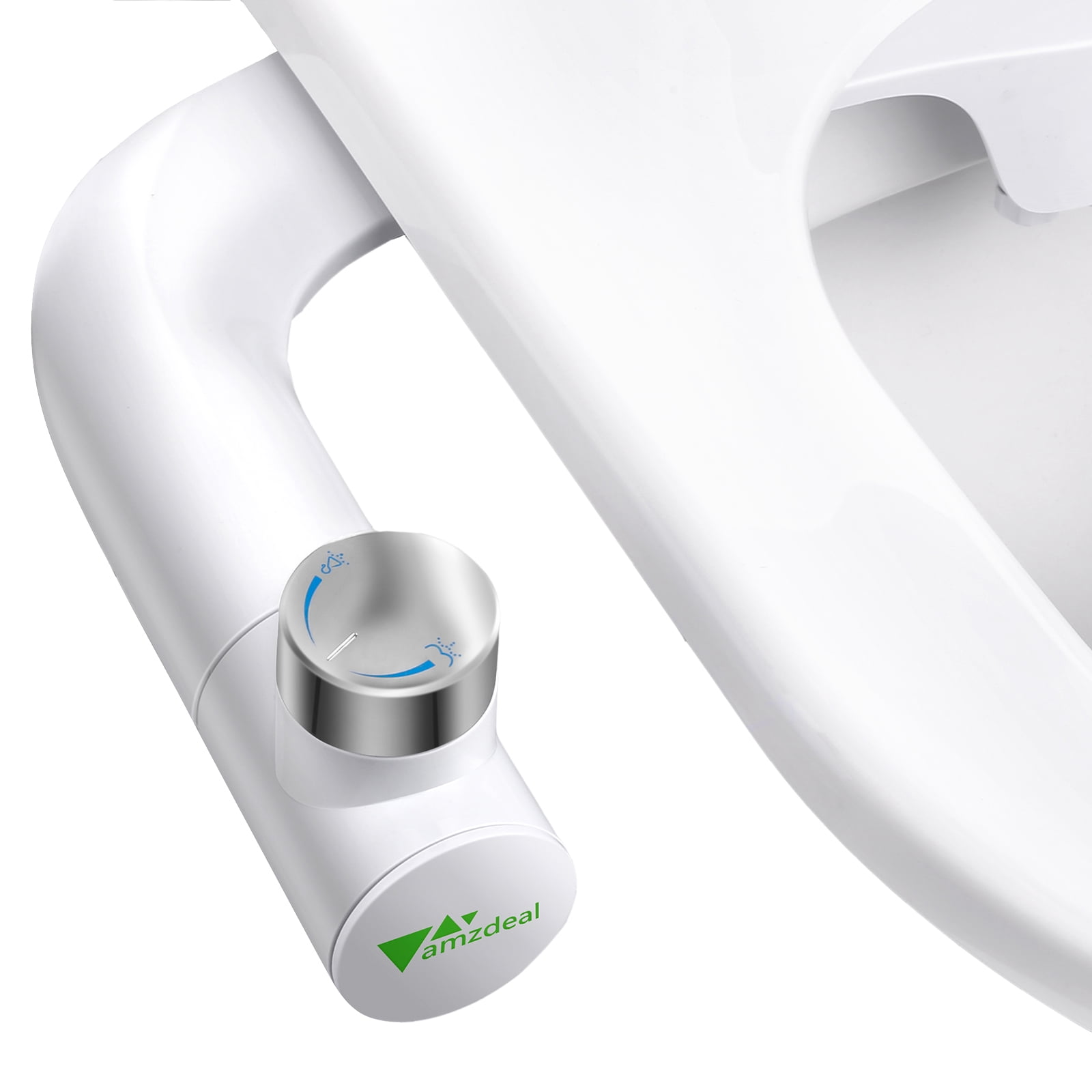 Amzdeal Bidet Attachment, Universal Fit Non Electric Dual Nozzle Bidet ...