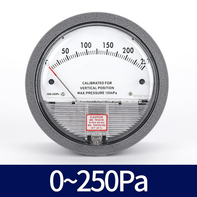analog manometer for measuring positive negative or differential ...