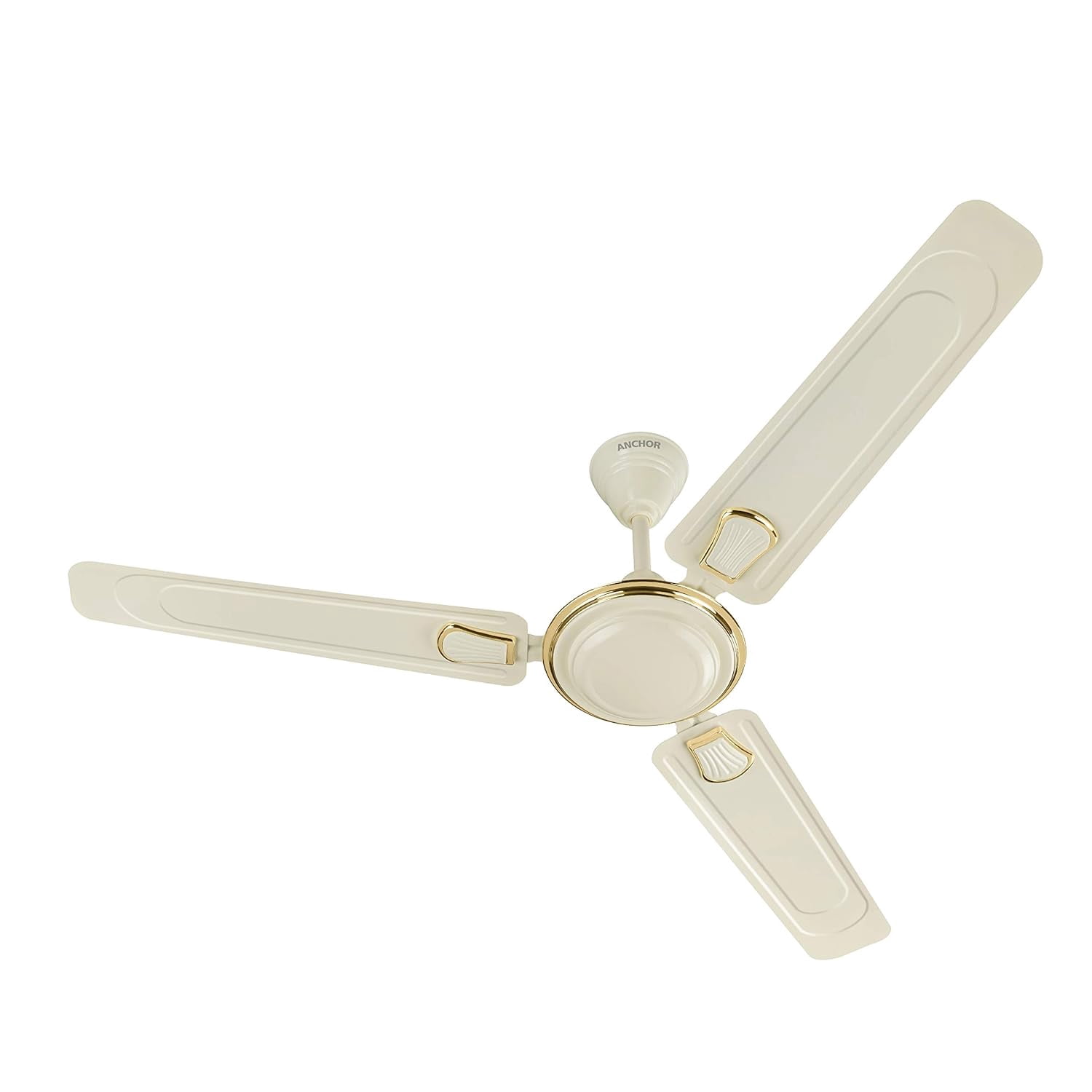 anchor by panasonic Finnair 1200mm Ceiling Fan 390 RPM Ivory Gold ...