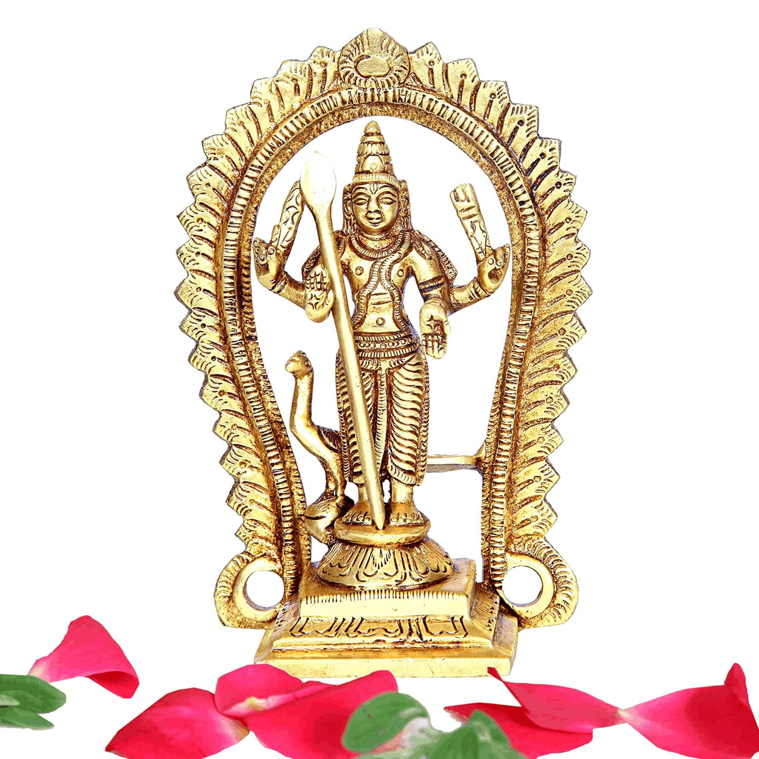 anciently Brass Murugan IdolLord Kartikeya StatueSubrahmanya Swami Idol ...