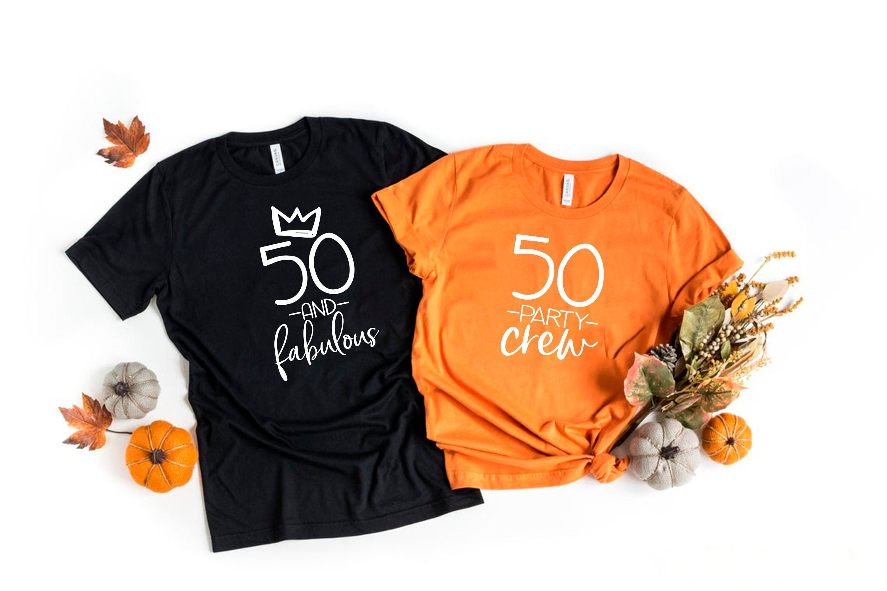 and Fabulous Shirt, Fifty And Fabulous Shirt, Party Crew, Birthday ...