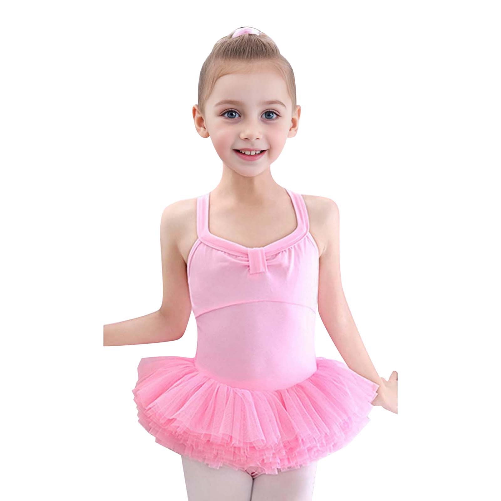 and Shine Girls Ballet Tutu Leotard Dance with Suspenders for Toddler Ballerina Performance ...