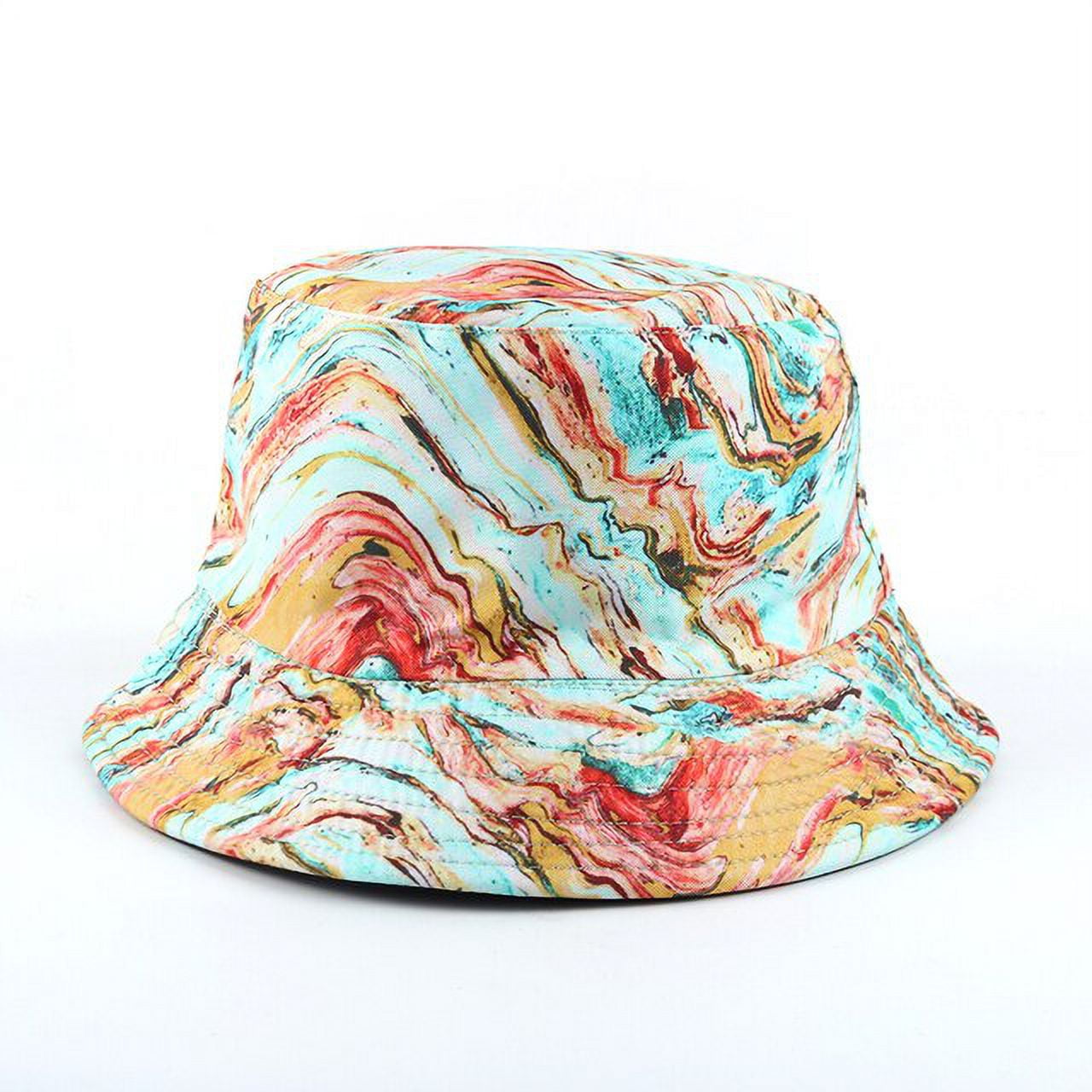and Summer New Fruit Print Fisherman Hat Women's Basin Hats Beach ...