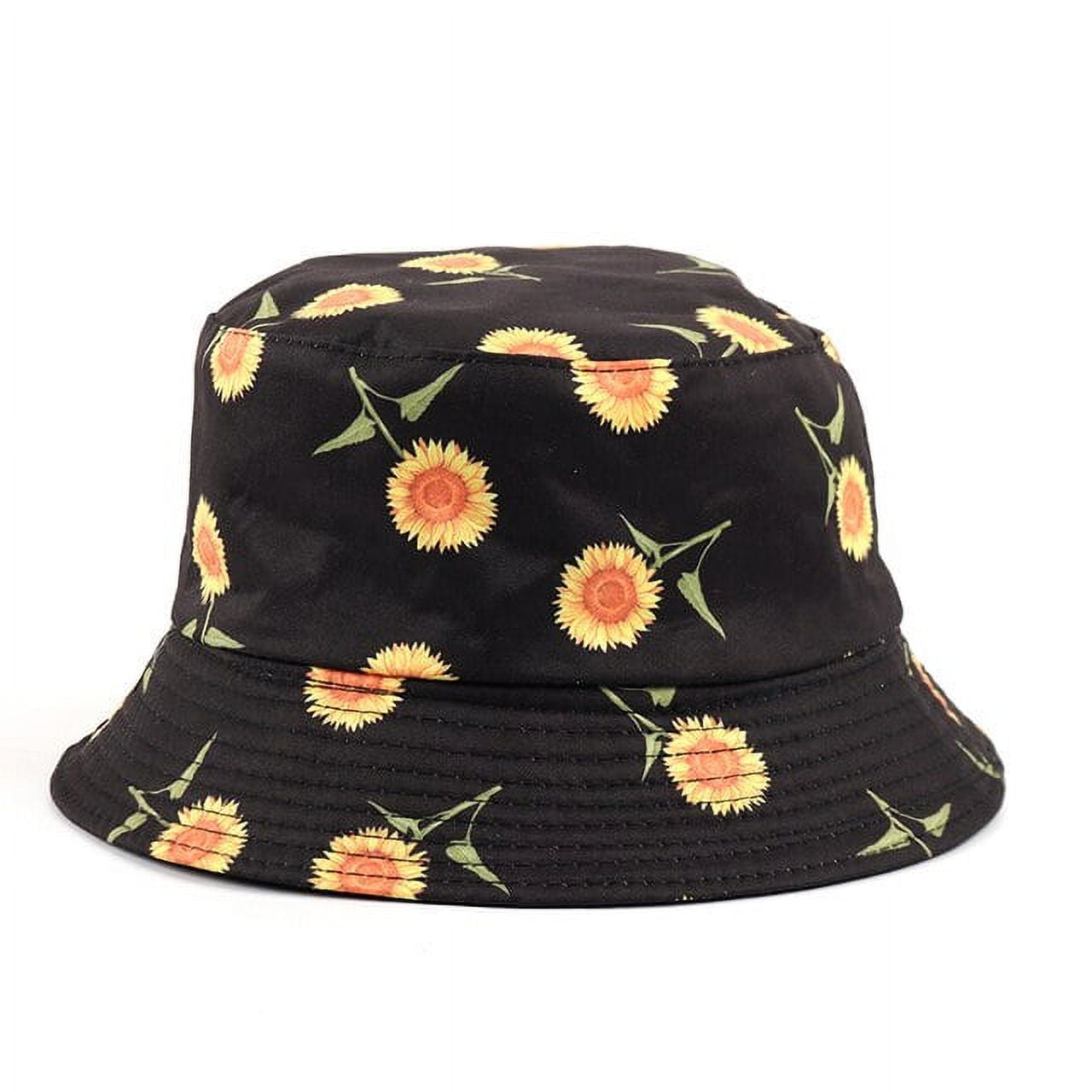 and Summer New Fruit Print Fisherman Hat Women's Basin Hats Beach ...
