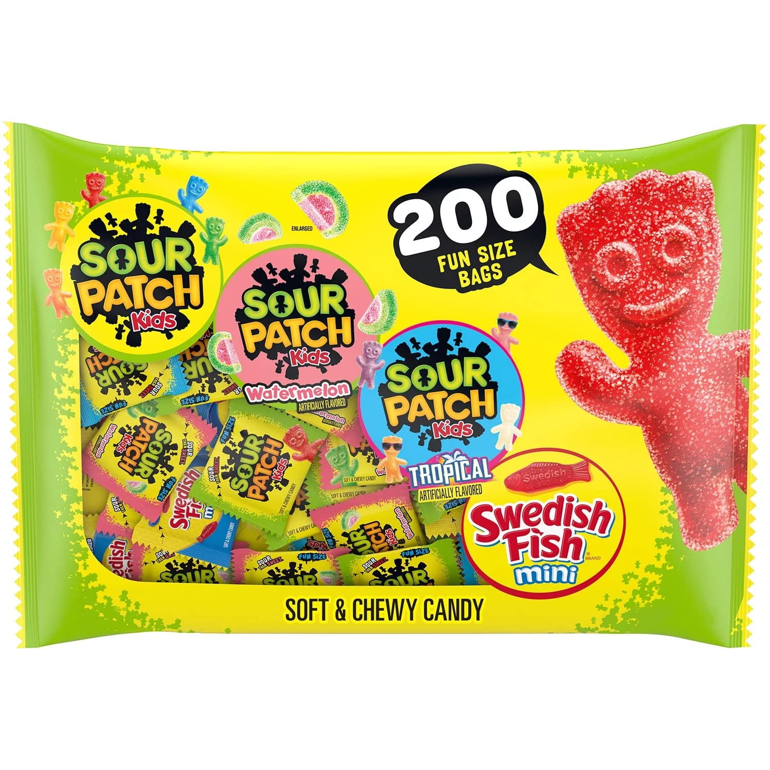 and Swedish Fish Mini Soft and Candy Variety (200 Count) - Walmart.com