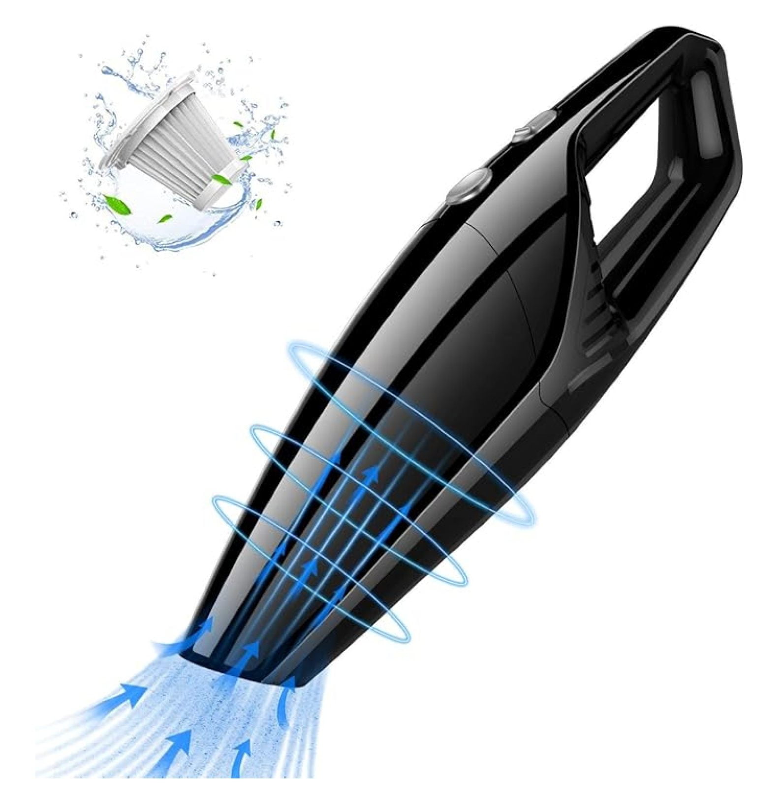 andheld Vacuum Cordless 7KPA, Hand Vacuum Cordless Rechargeable Small ...