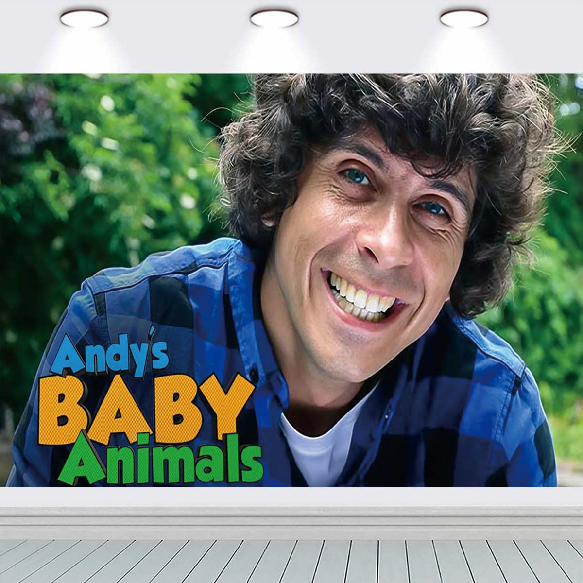 andy's baby animals school Backdrop Taspestry Banner Party Supplies ...