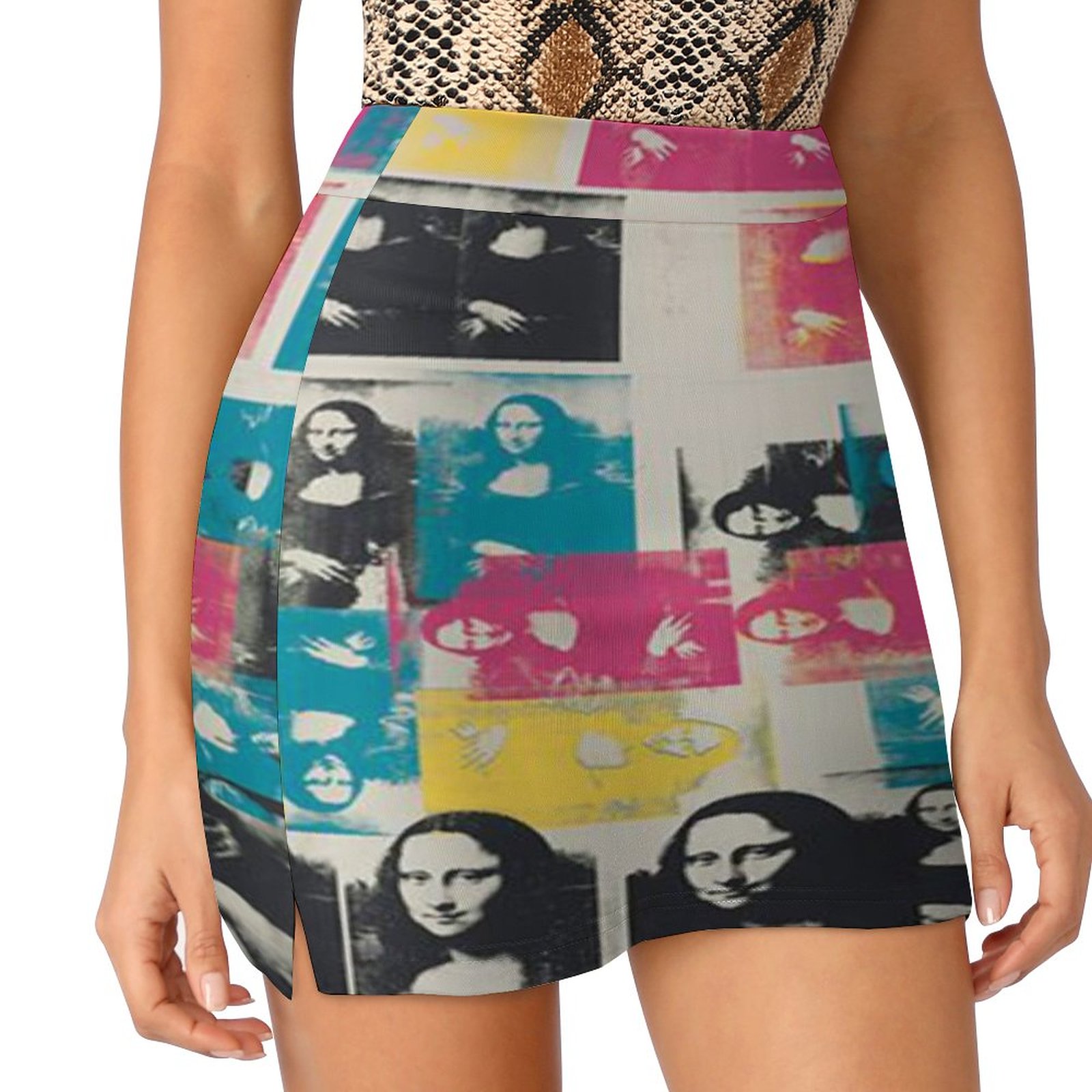 andy warhol digital painting for sale Light Proof Trouser Skirt skirt ...