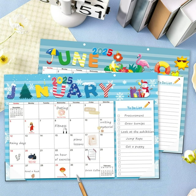aneralied Calendar 2025-2026 - 2025 Desk Calendar Large, Desk Calander ...