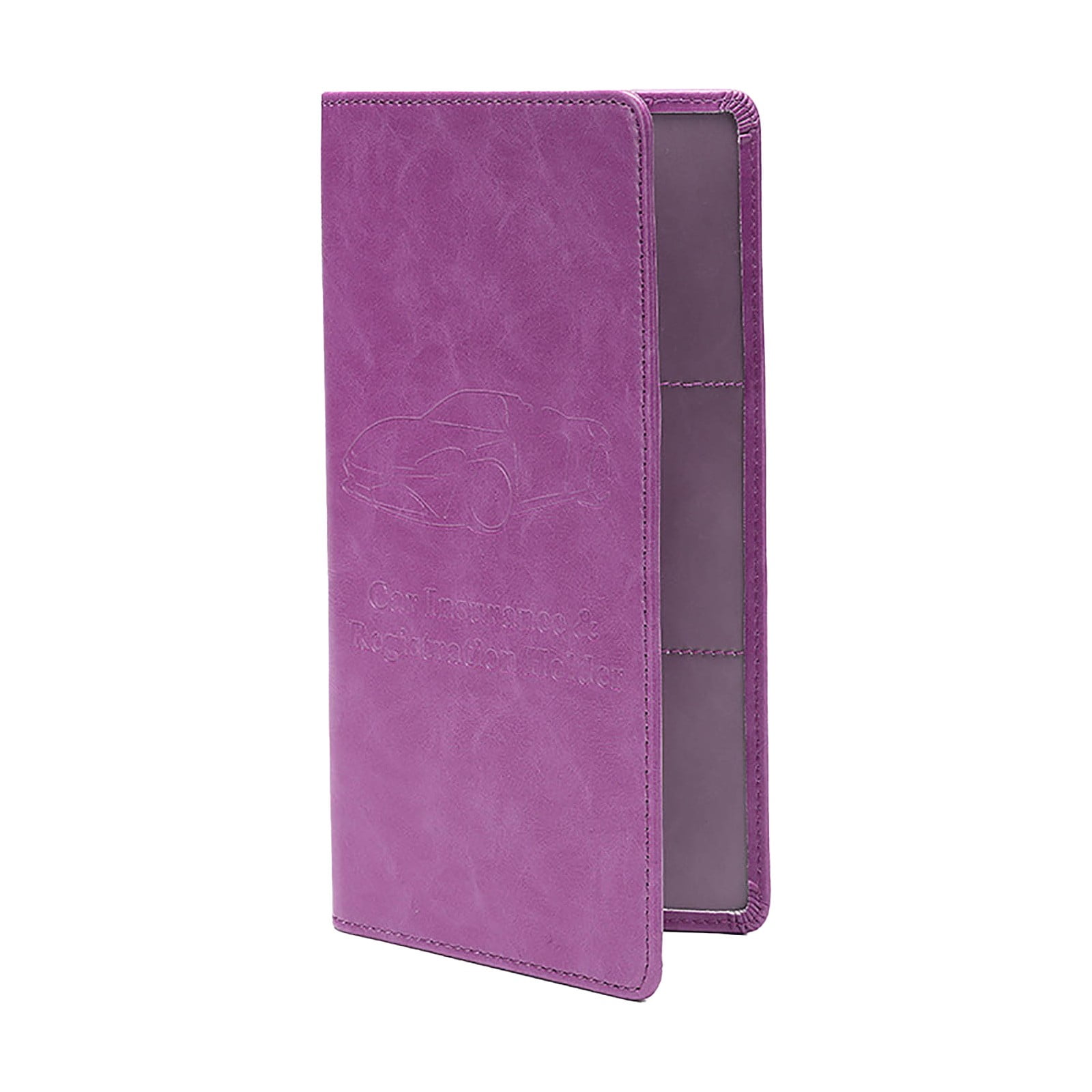 aneralied Leather Car Registration And Insurance Card Holder, Car Card ...