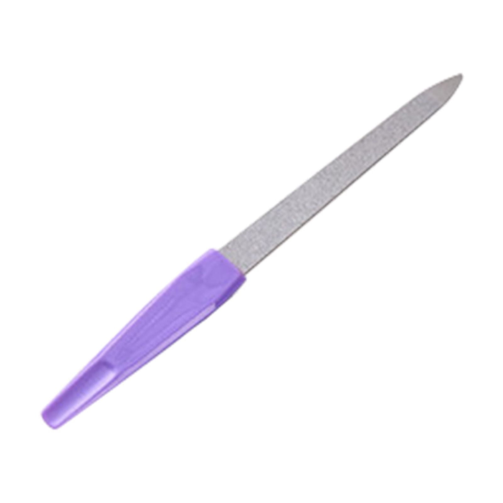 aneralied Metal Nail File - Nail Files for Natural Nails Made of ...