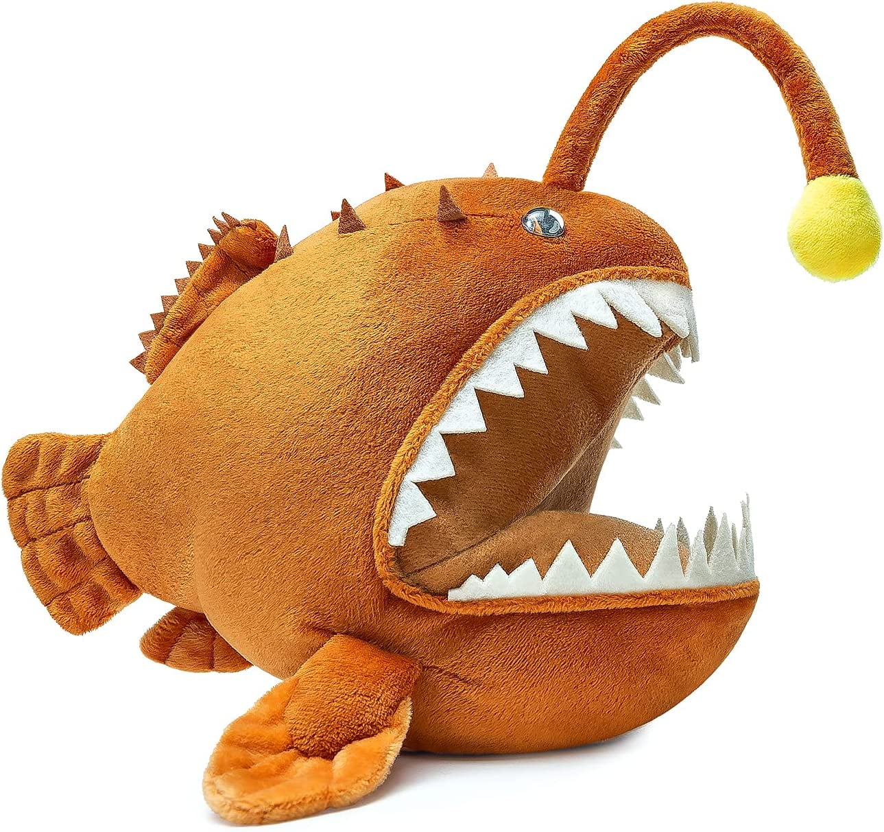 anglerfish Plush Toy, Realistic anglerfish Stuffed Animal plush Toy ...