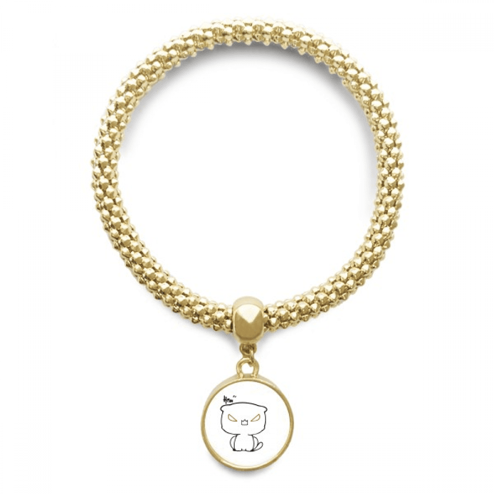 angry expression stickers en chain bracelet pendant jewelry hand ...