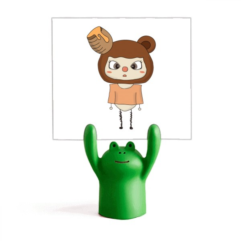 animal bear brown nature hy uu Memo Holder Cartoon Animal Frog Stand ...