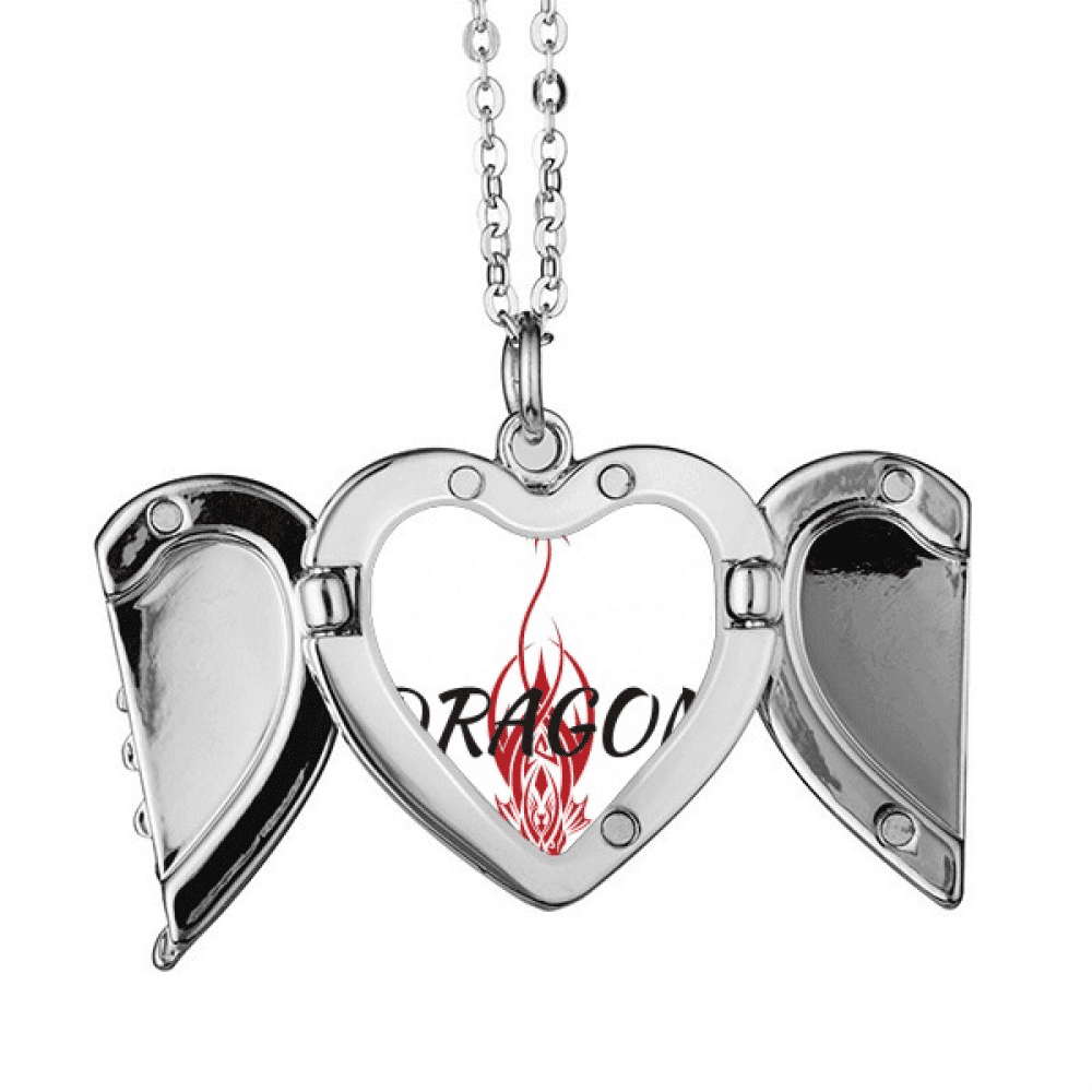 animal myth dragon's eastern western wings angel wings necklpendant ...