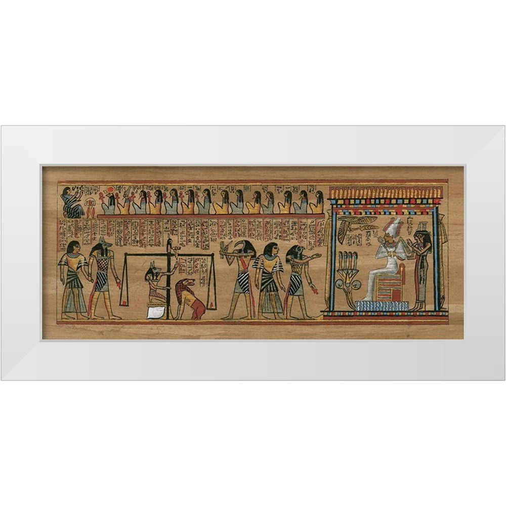 anonymous 18x10 White Modern Wood Framed Museum Art Print Titled ...