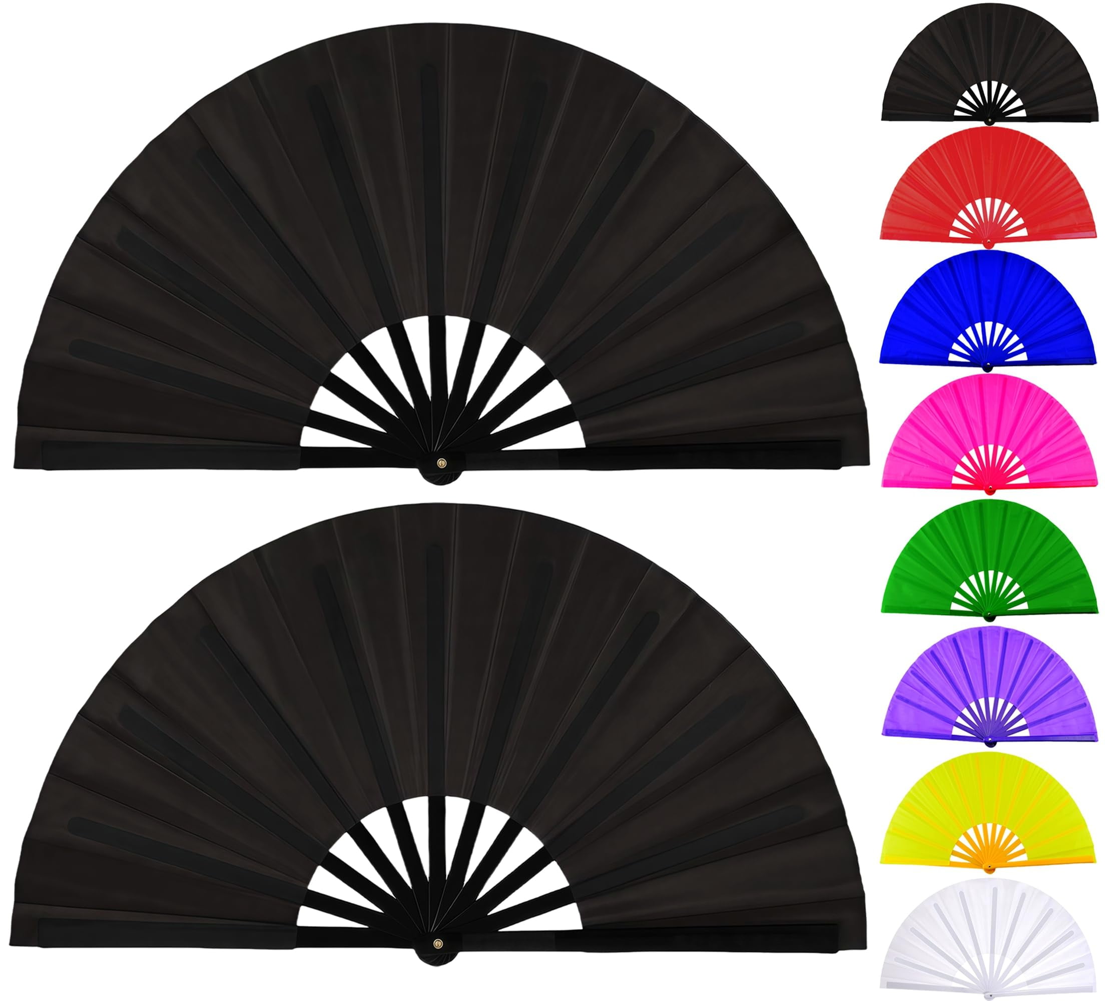 ans for Line Dancing Line Dance Popping Fan 2pcs Boots on the Ground Hand Fan for Women Foldable ...